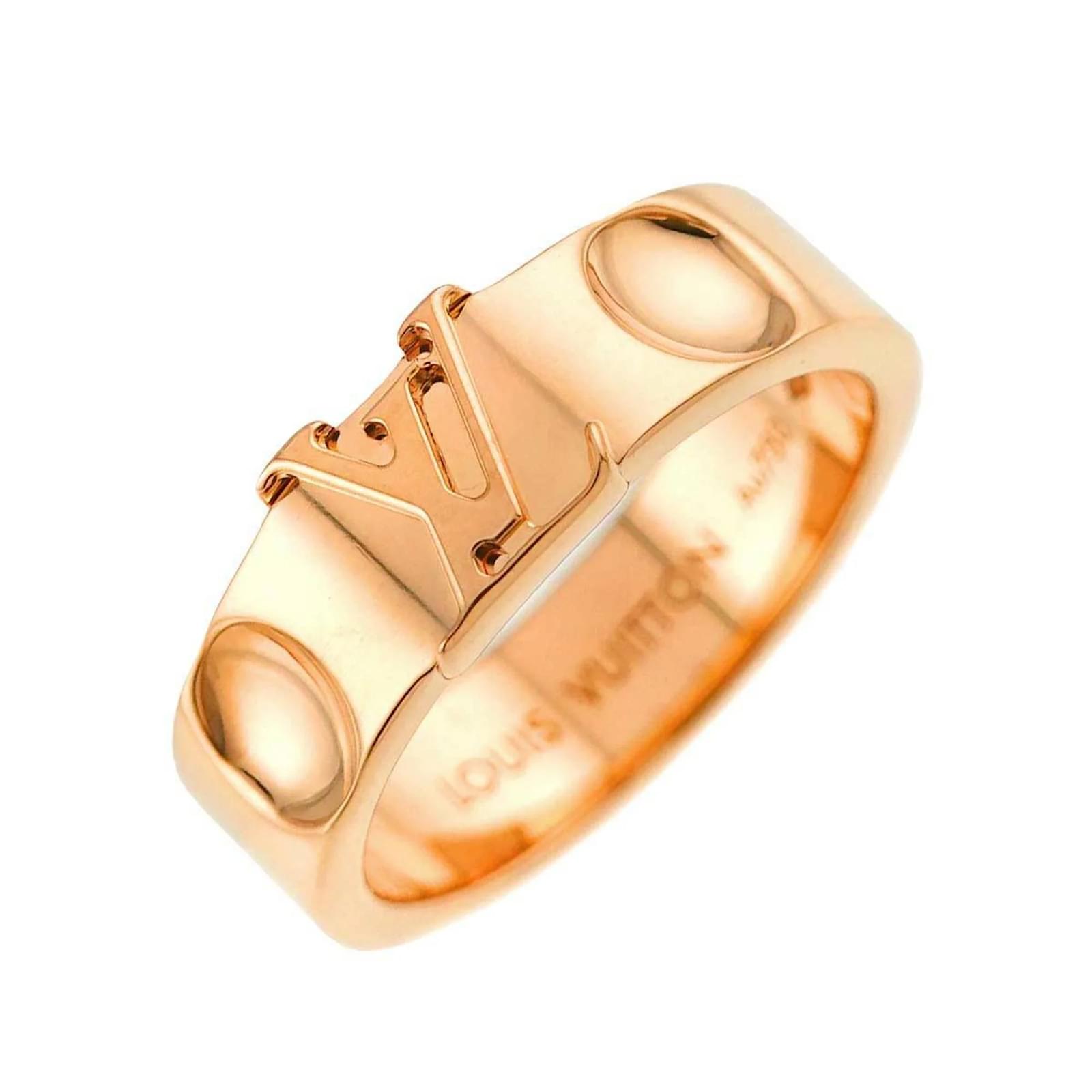 Lv rose gold ring store