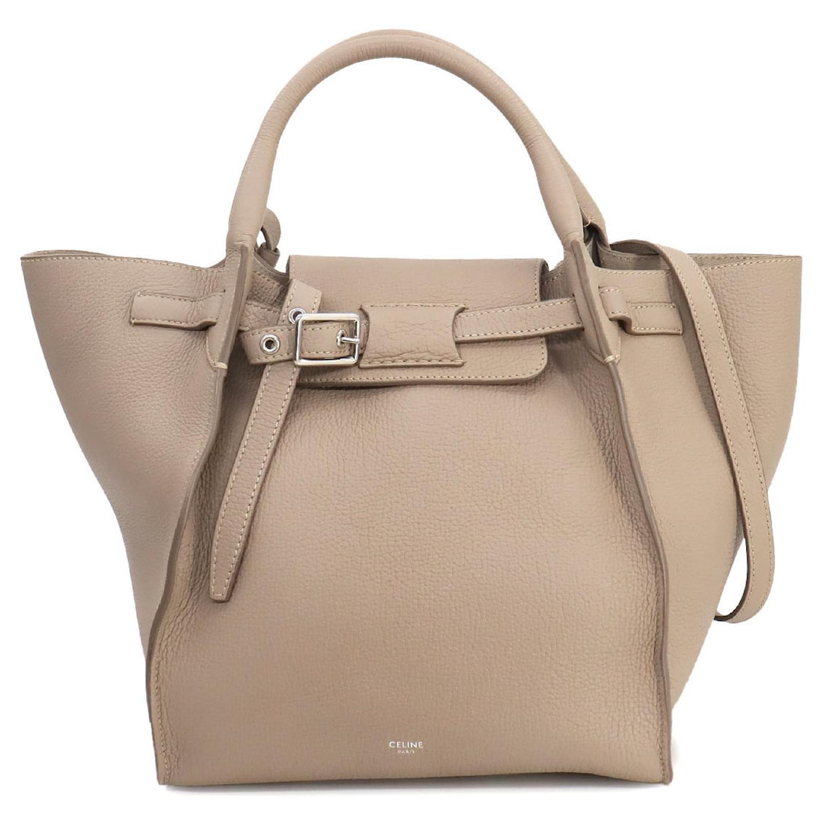 Céline Big bag Beige Leather ref.1929686 - Joli Closet