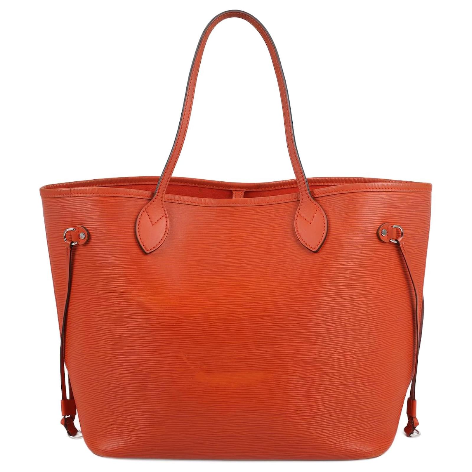Louis Vuitton Epi Neverfull MM Shoulder Bag in Red M40884 Leather ref ...