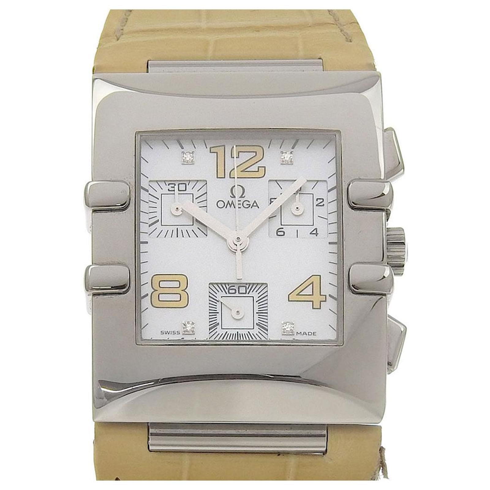 Omega Constellation Quartz Watch Stainless Steel White Metal ref ...