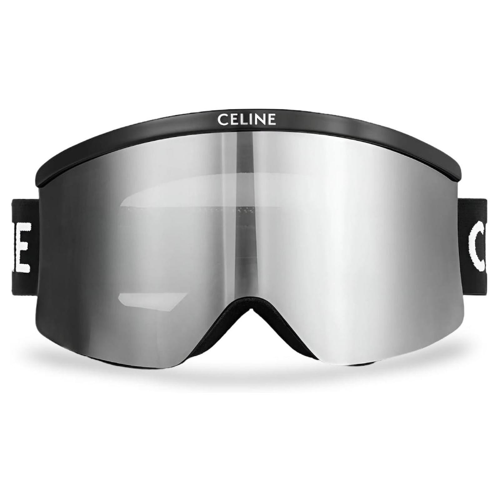 Céline CELINE NYLON INJECTED SKI MASK WITH MIRRORED LENSES Black ref ...