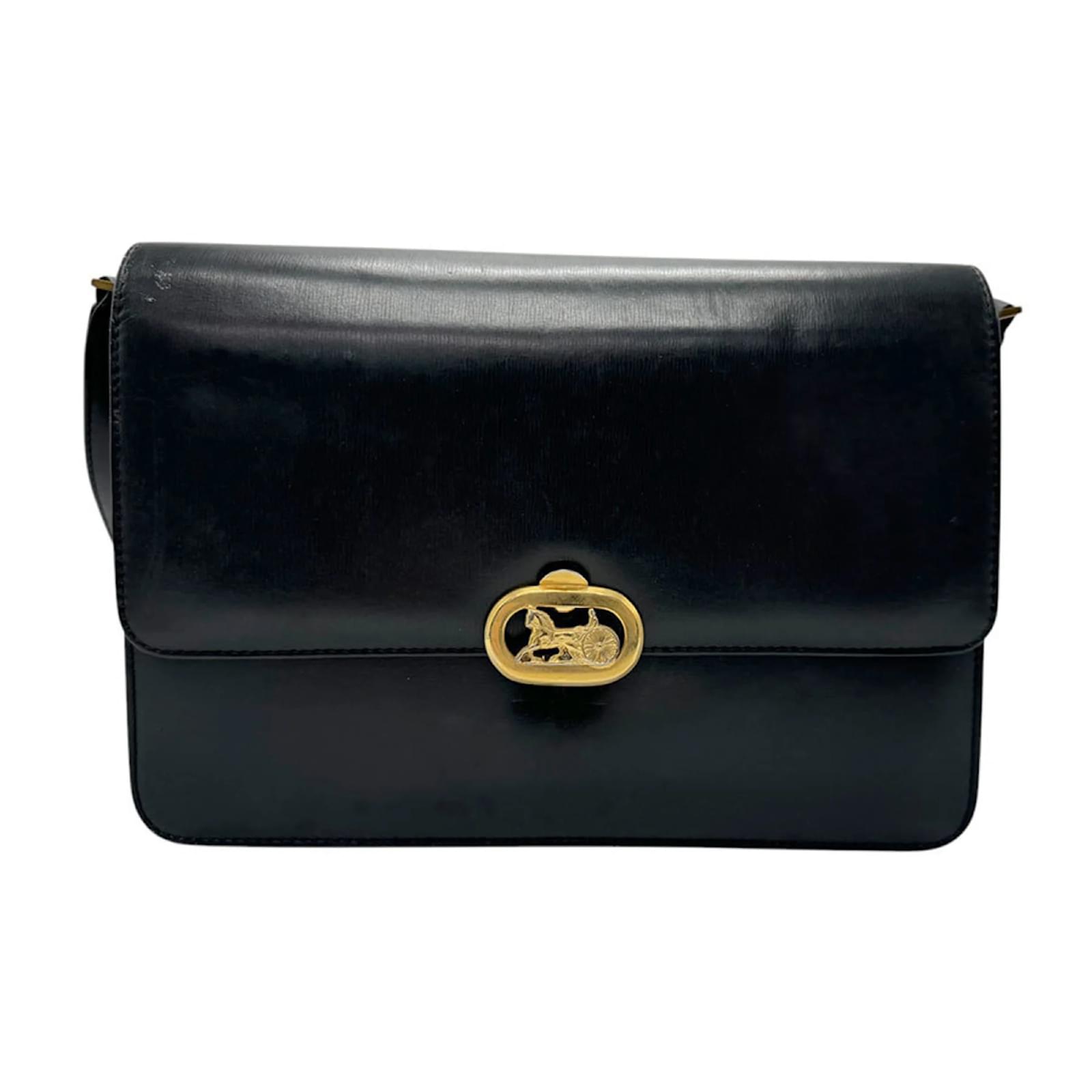 Céline Celine Black Leather Shoulder Bag ref.1933825 - Joli Closet