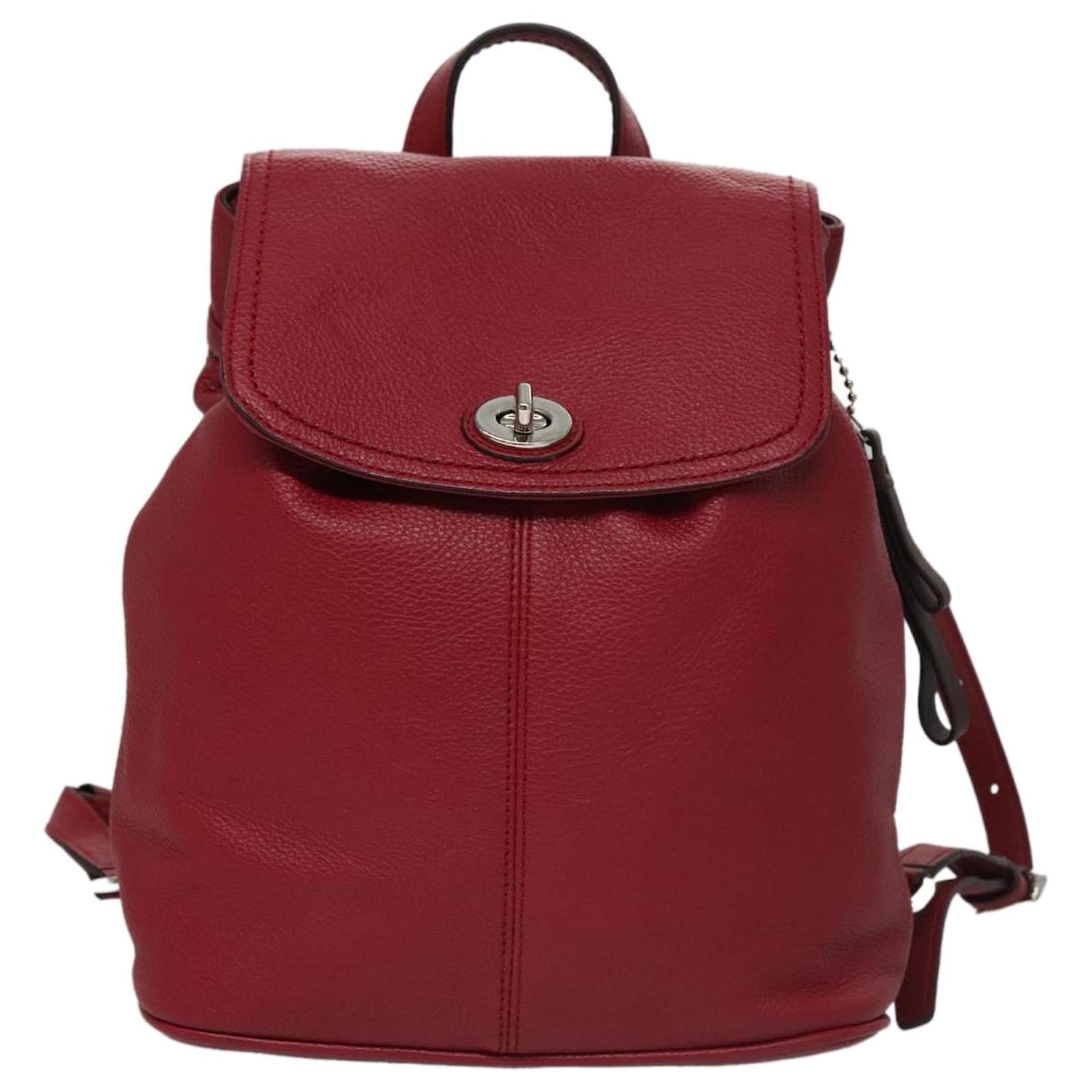 Coach Red Leather ref.1933894 - Joli Closet