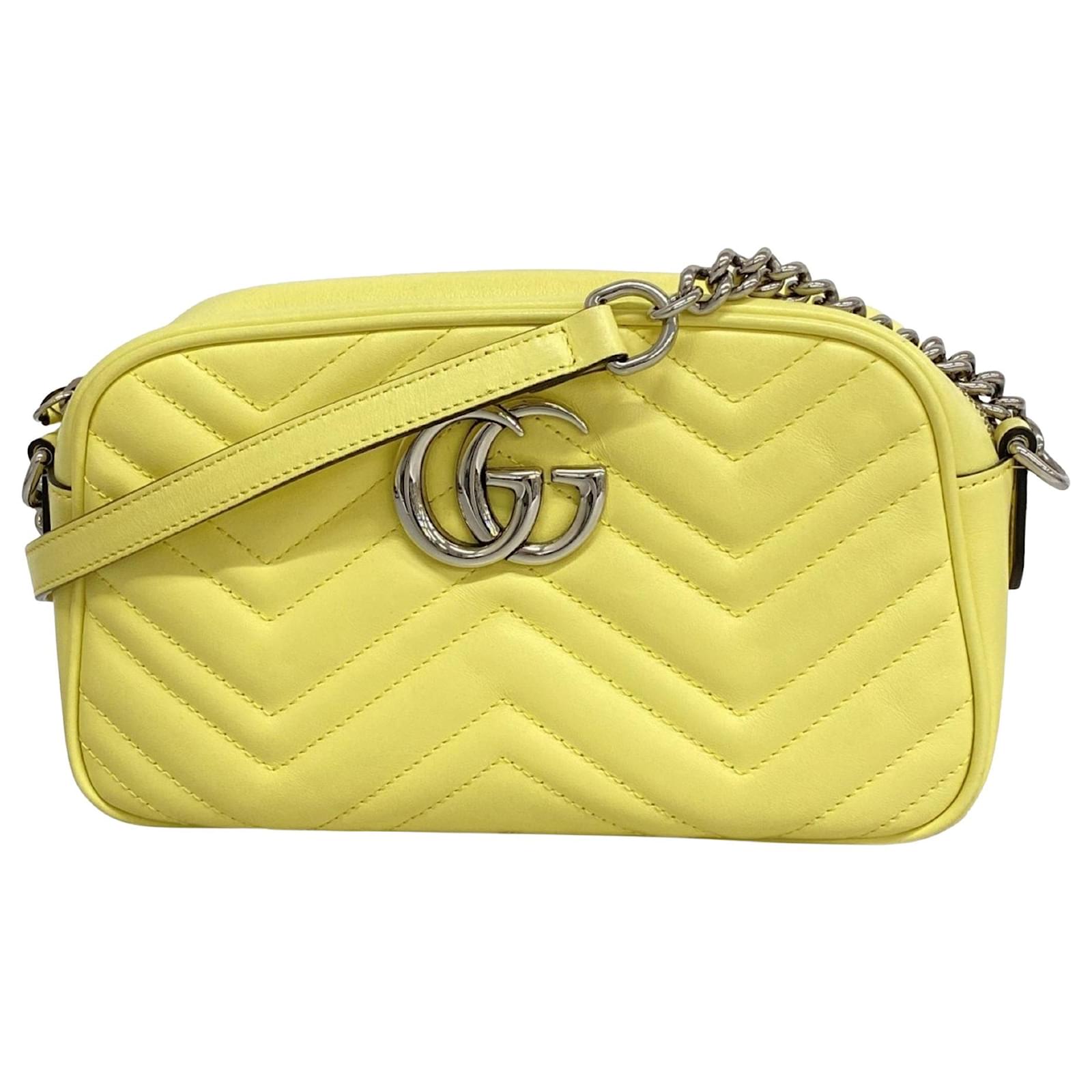 Gucci Marmont Yellow Leather ref.1938810 - Joli Closet