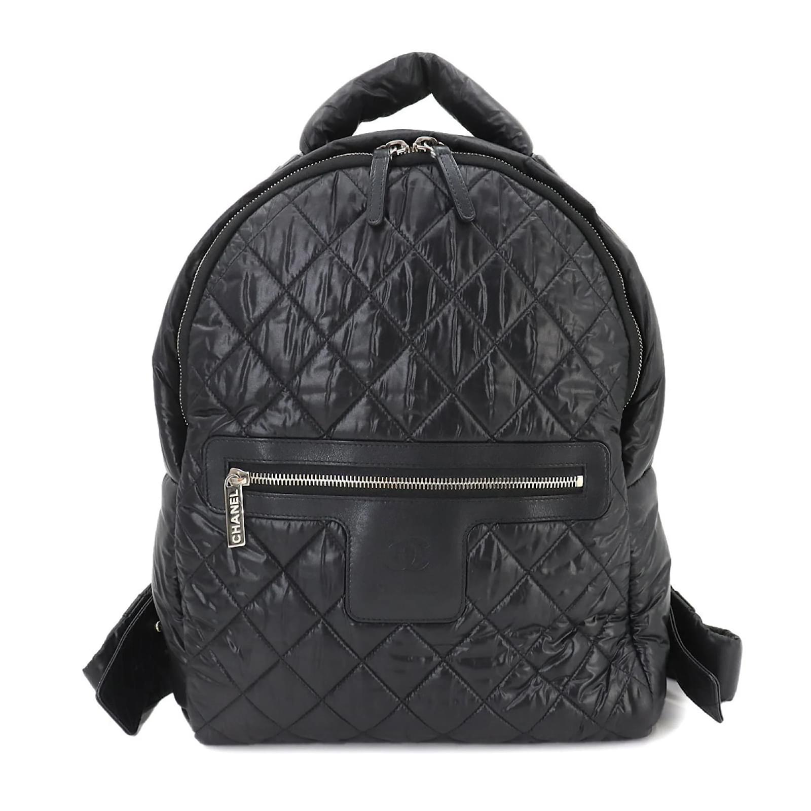 Chanel Cocoon Backpack Black Leather Nylon ref.1940130 - Joli Closet