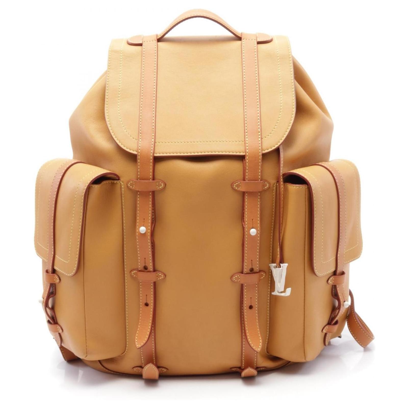 Louis Vuitton Christopher GM Monogram Leather Backpack Brown ref ...