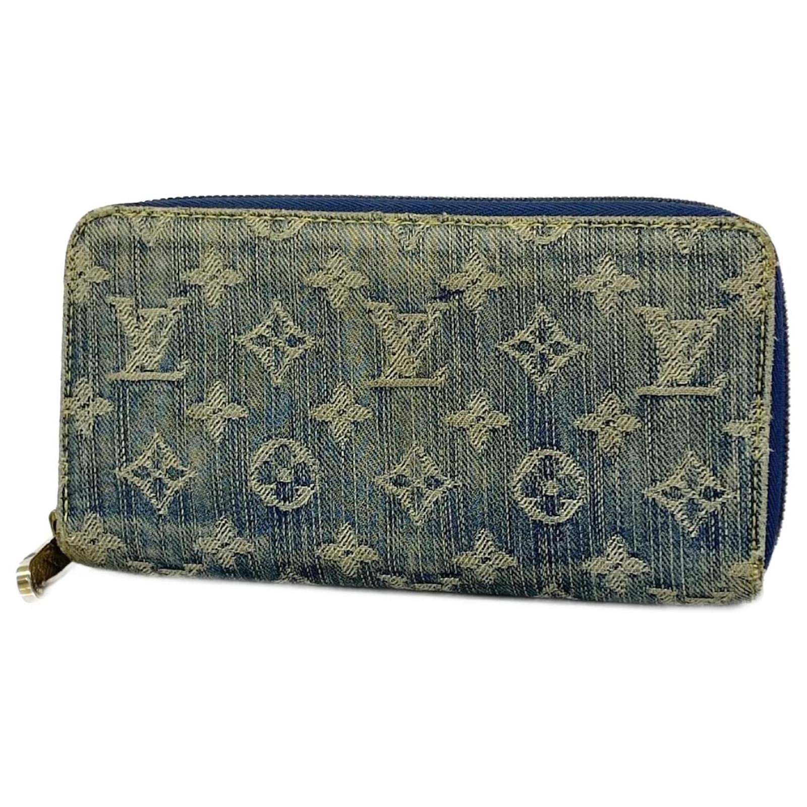 Louis Vuitton Long Wallet Monogram Denim Zippy M95341 Blue ref.1942254 ...