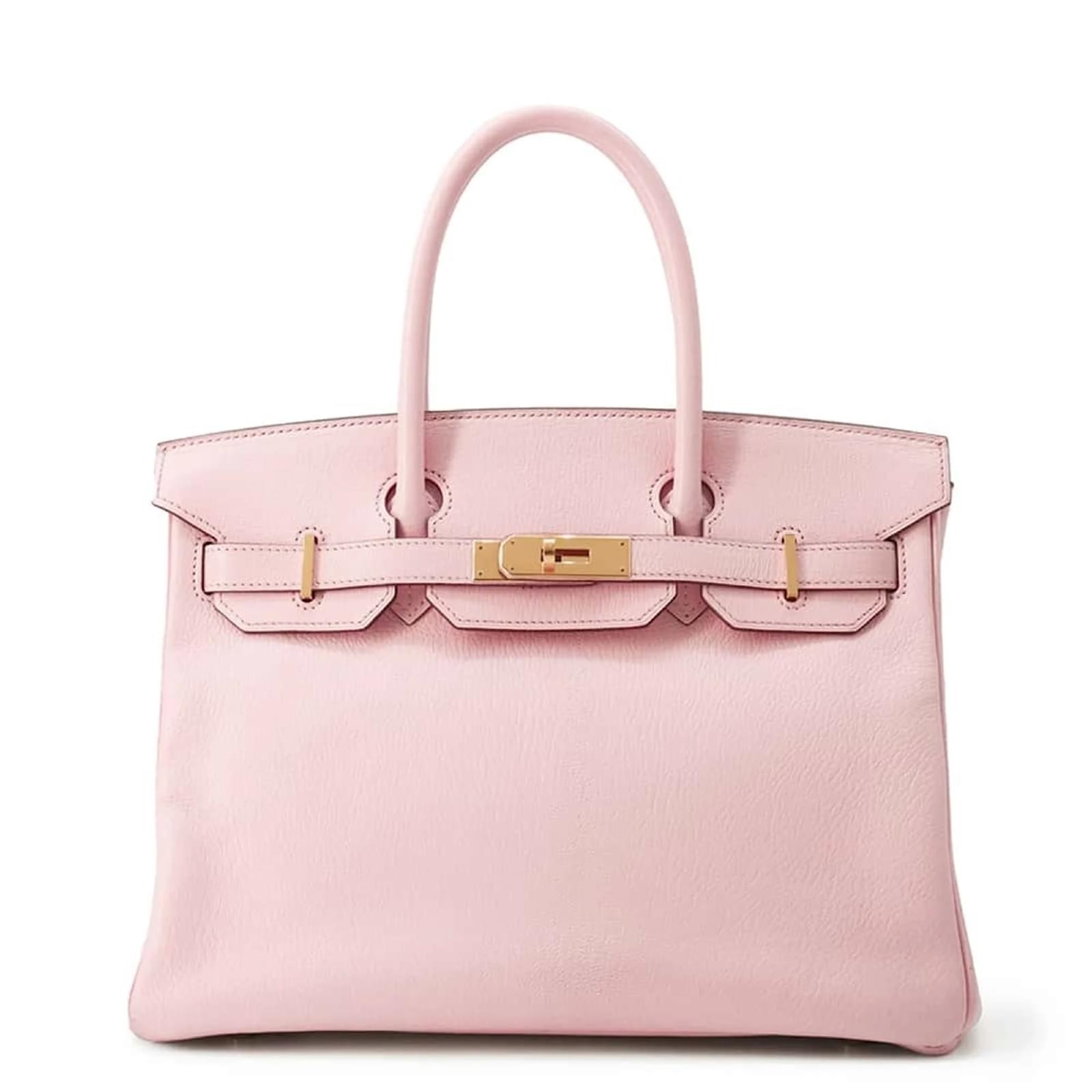 Hermès Hermes Birkin 30 Handbag in Rose Sakura Pink Diamond ref.1943471 ...
