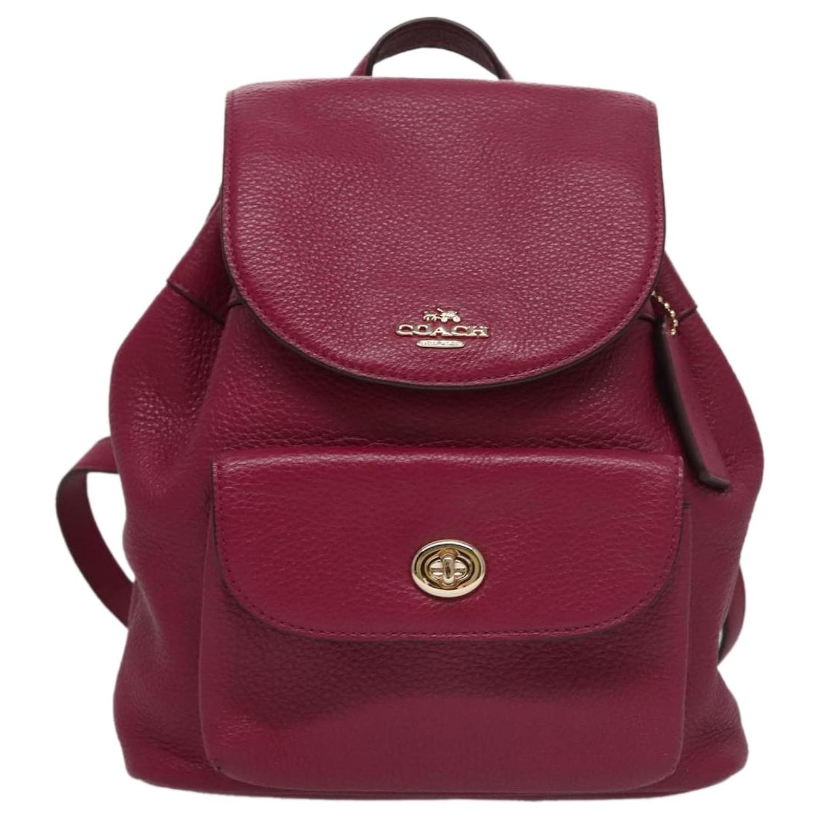 Coach Billy Purple Leather ref.1944989 - Joli Closet