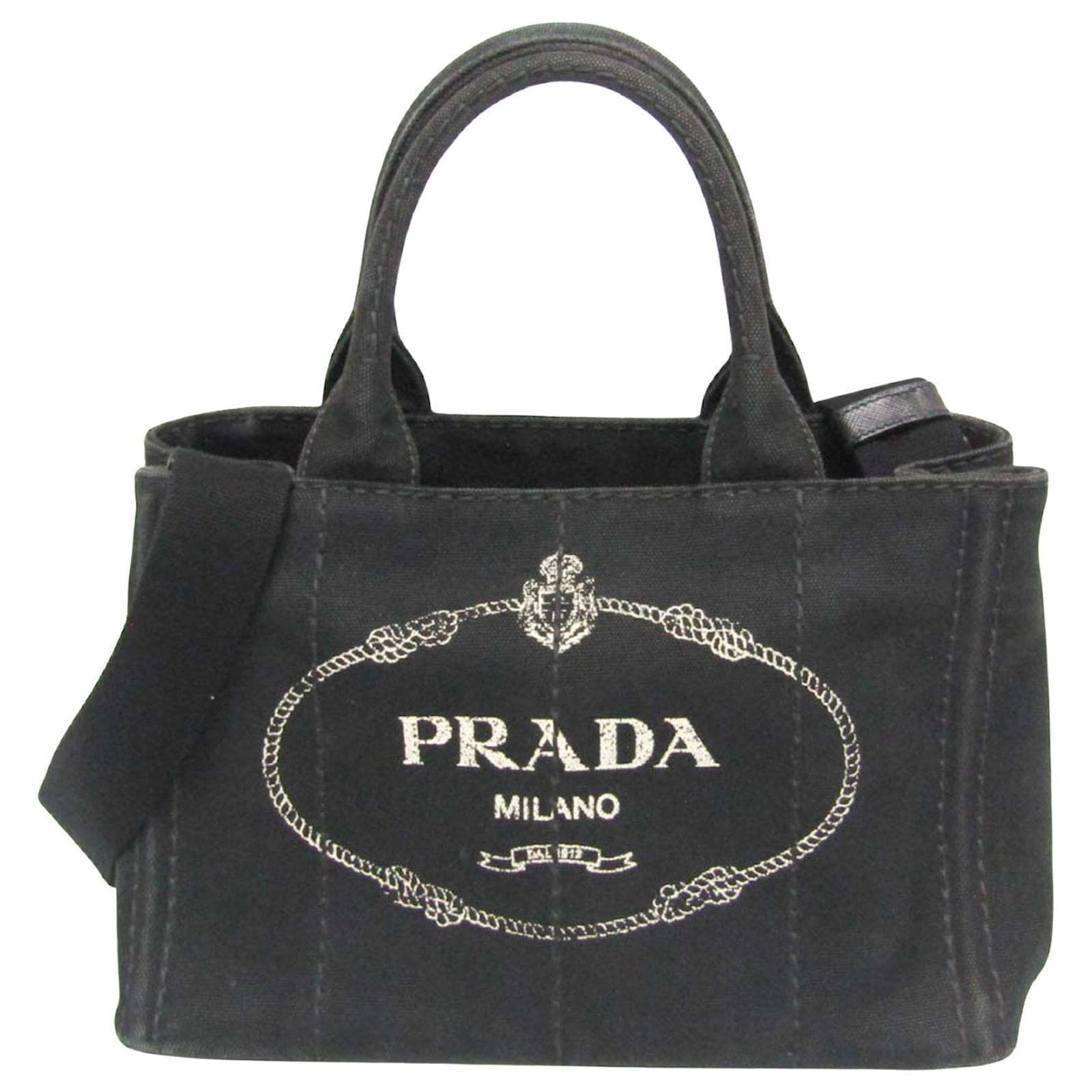 Prada Canapa Black Cloth ref.1945174 - Joli Closet