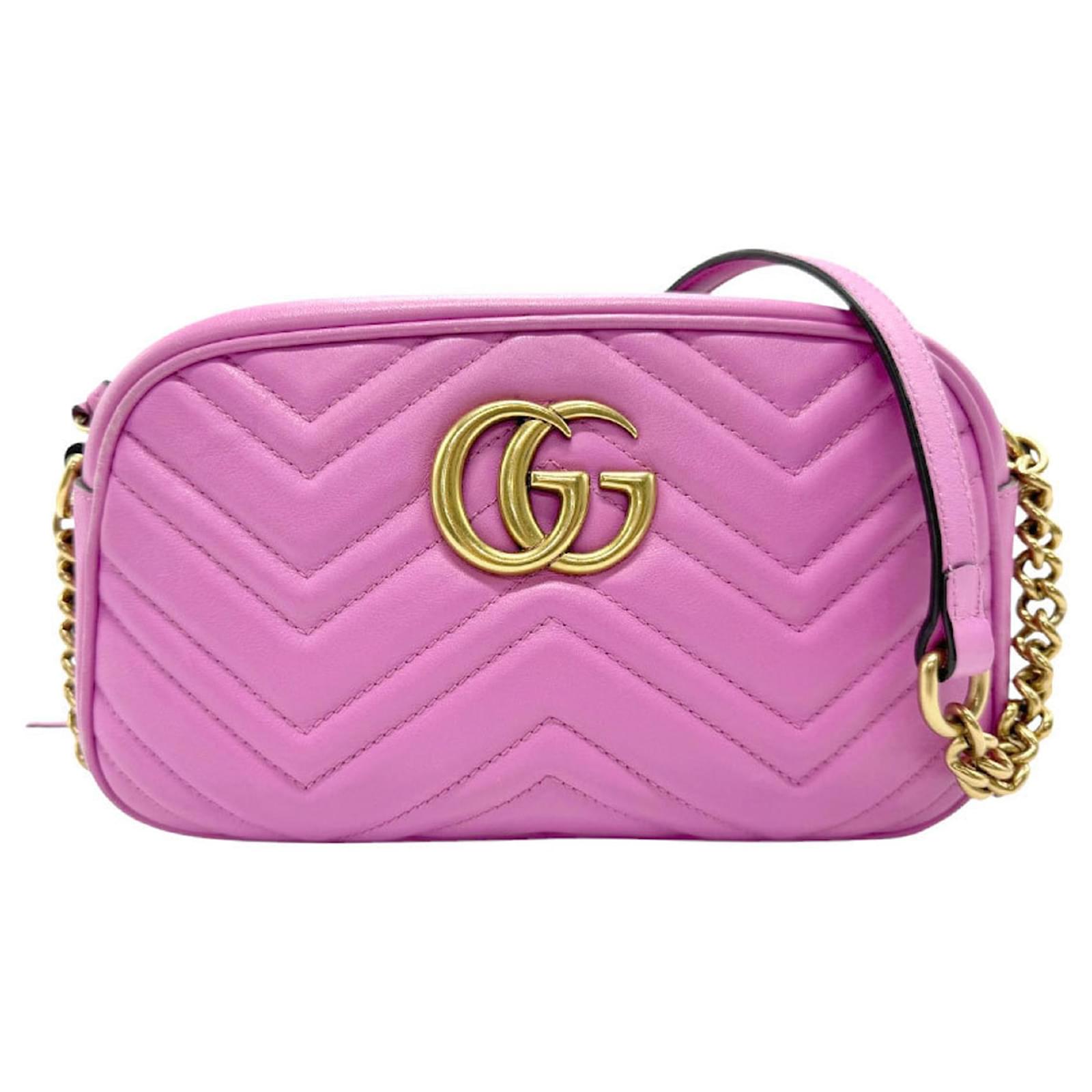 Gucci Marmont Pink Leather ref.1945243 - Joli Closet