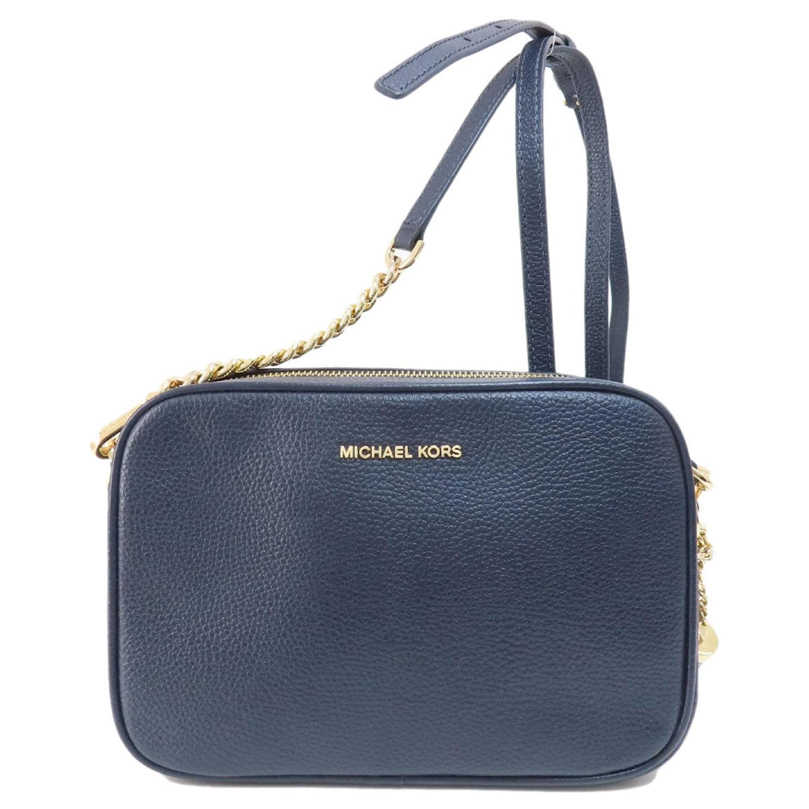 Michael Kors Jet set Navy blue Leather ref.1945367 - Joli Closet