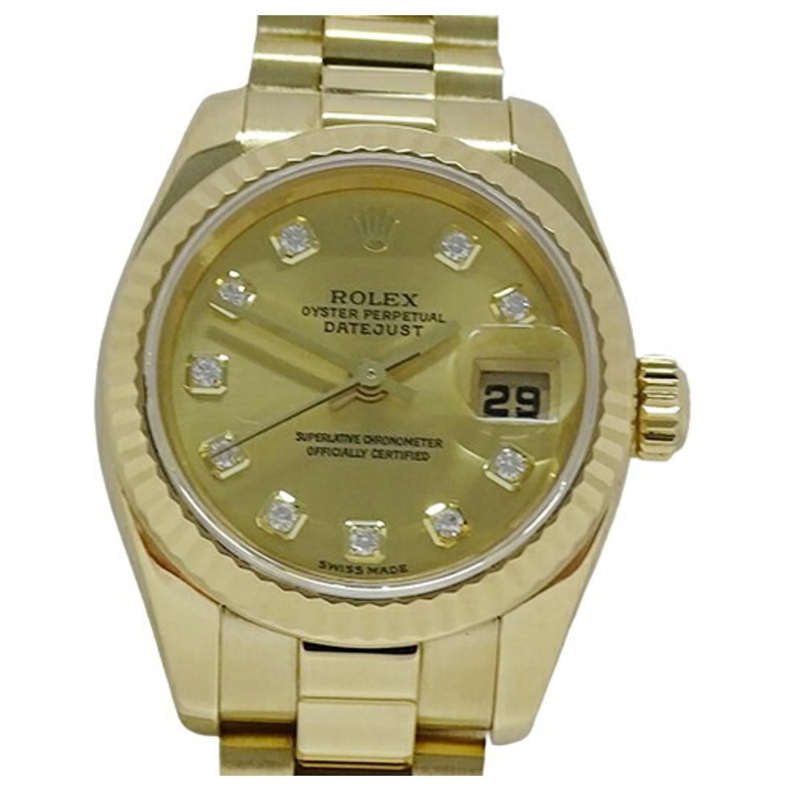 Rolex Datejust Golden Yellow gold ref.1945393 - Joli Closet