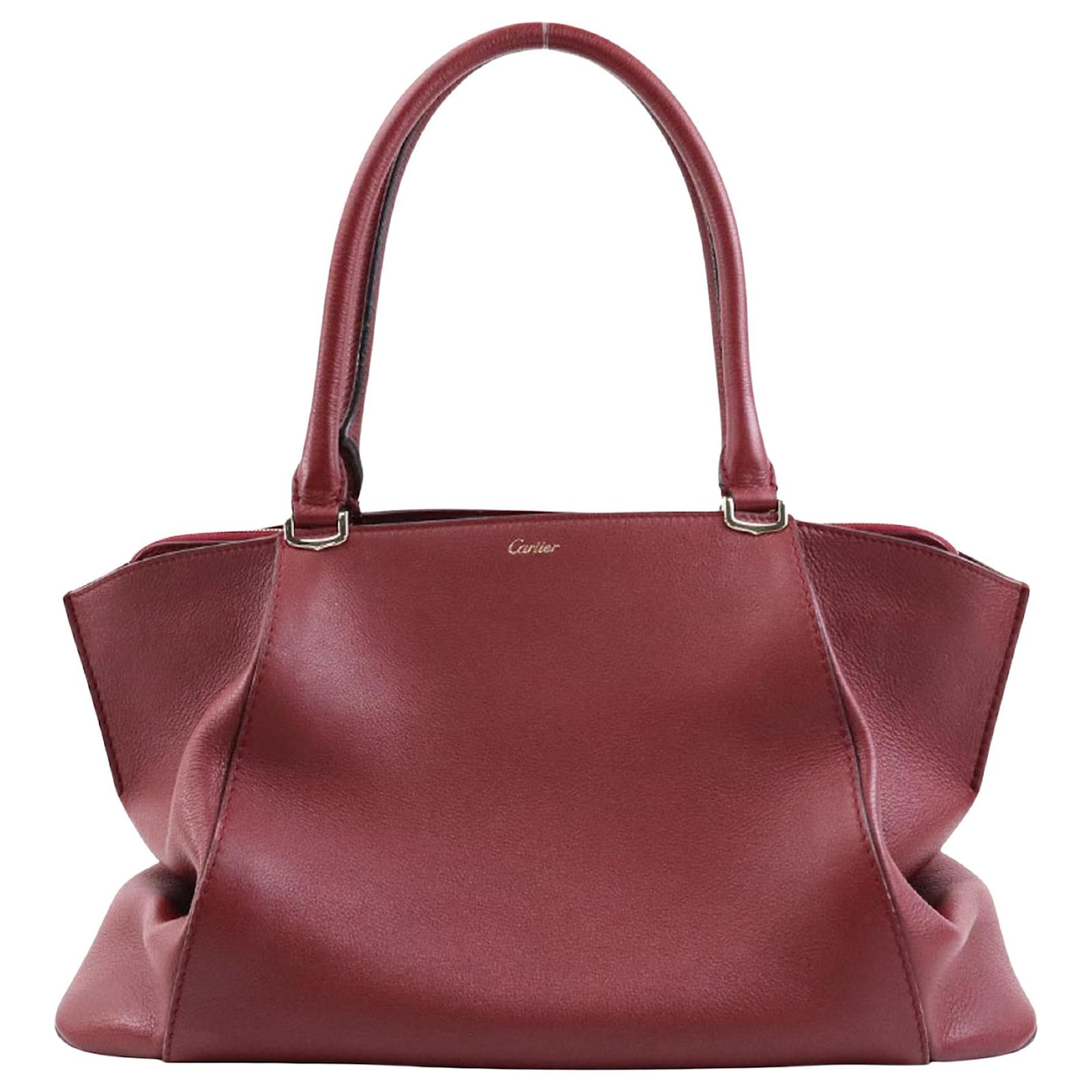 Cartier Must line Dark red Leather ref.1945408 - Joli Closet