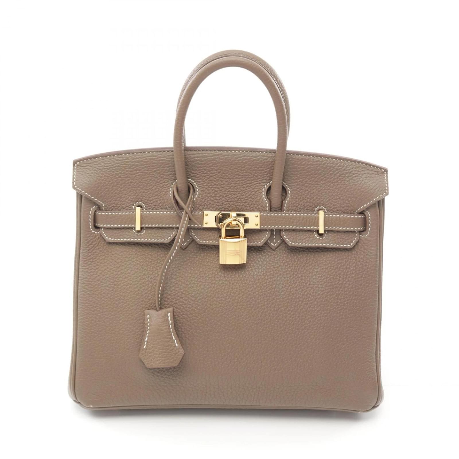 Hermès Hermes Birkin 25 Handbag Brown Taupe Leather ref.1946296 - Joli Closet