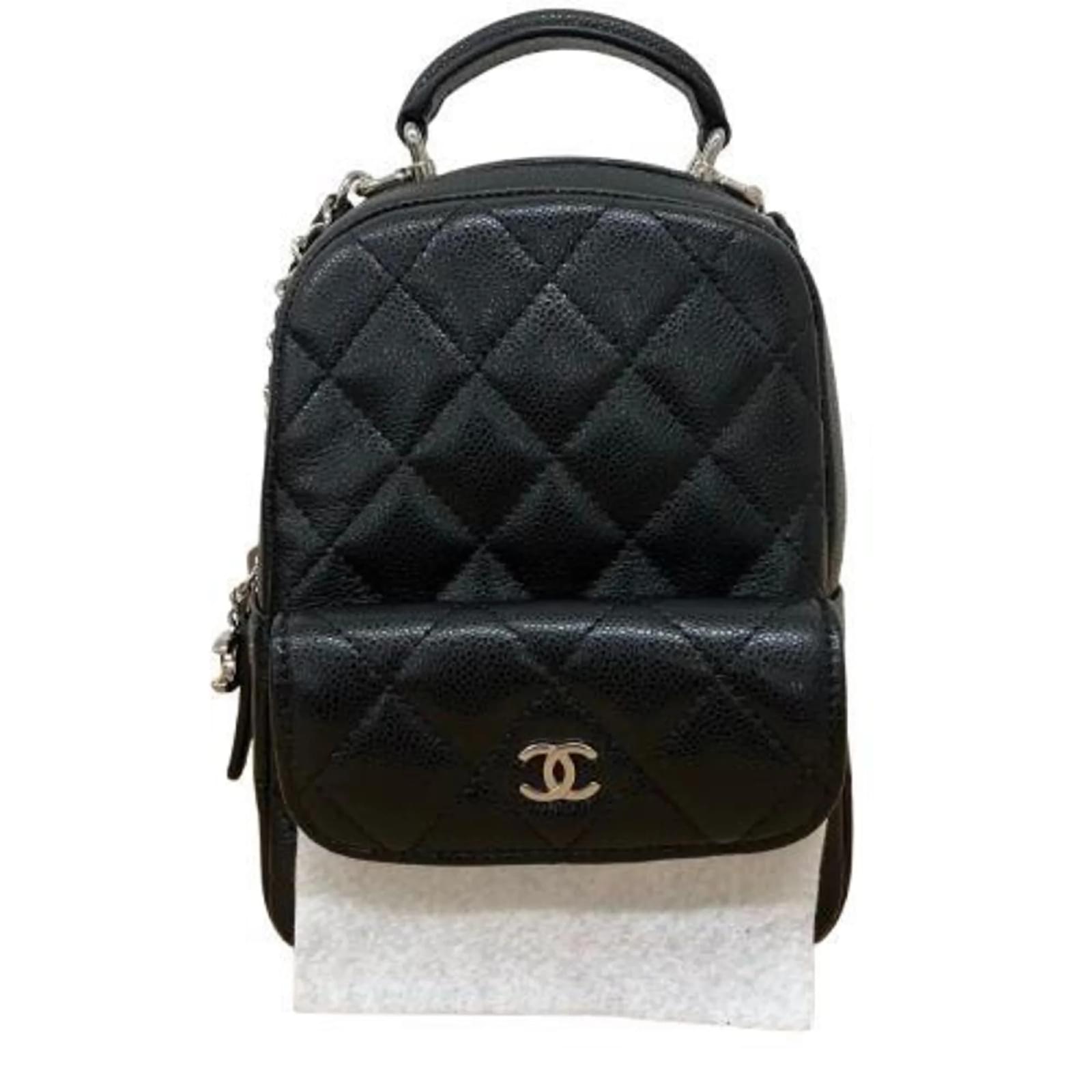 Chanel Timeless Classic Caviar Leather Backpack Black ref.1946520 ...