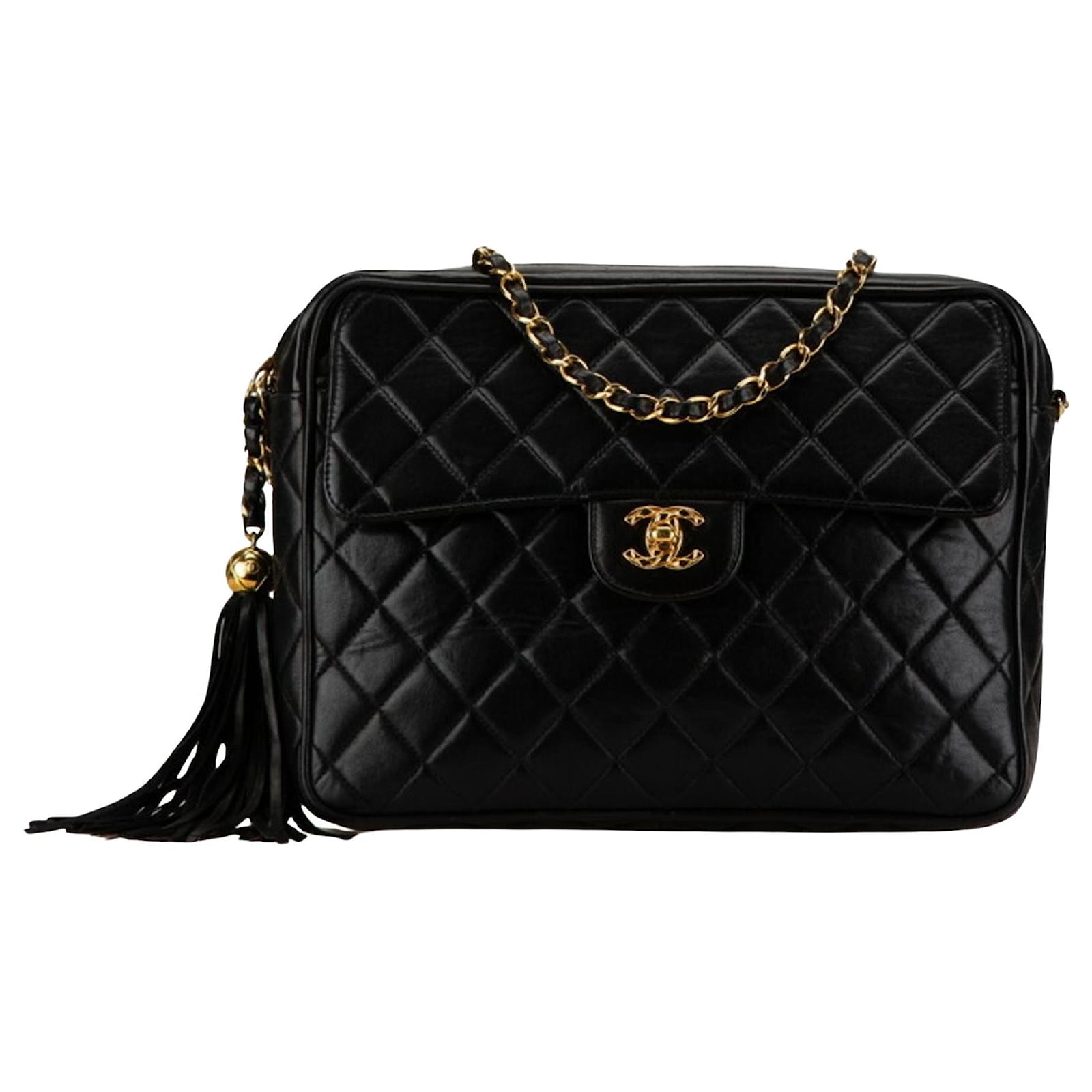 Chanel Camera Black Leather ref.1948039 - Joli Closet