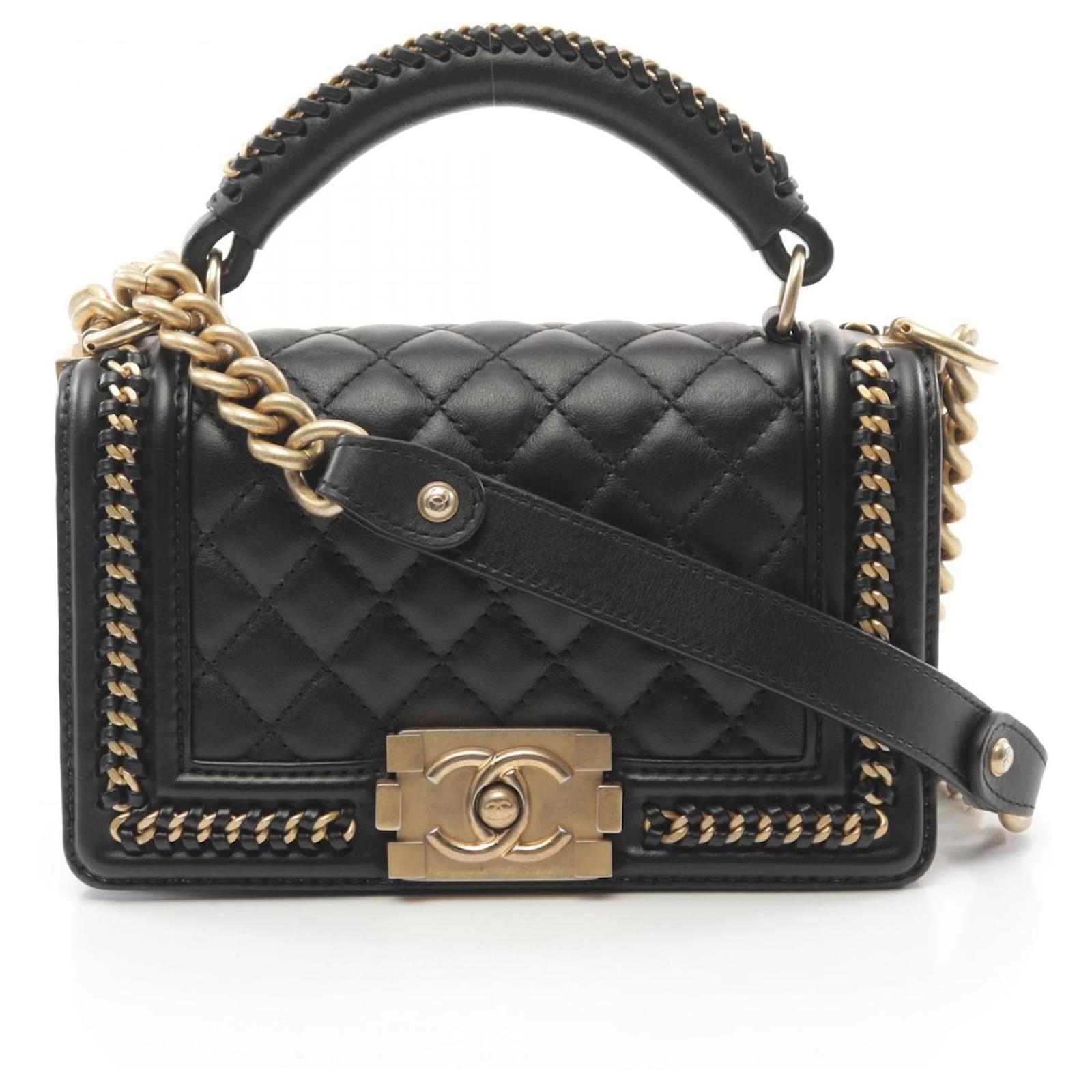 Chanel Boy Chanel Flap Shoulder Bag Black Leather ref.1948208 - Joli Closet
