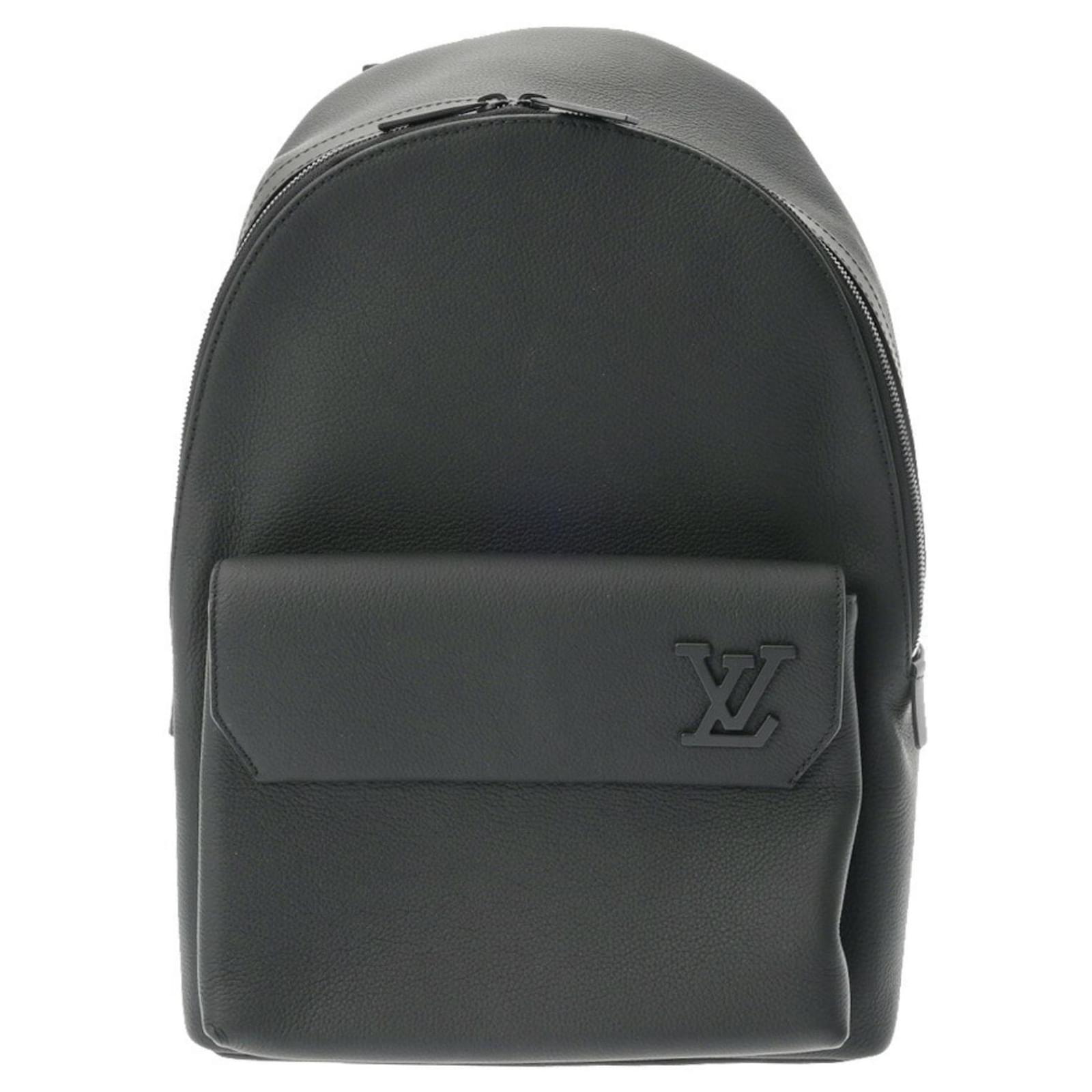 Louis Vuitton Monogram Aerogram Take Off Backpack Noir Black Leather ...