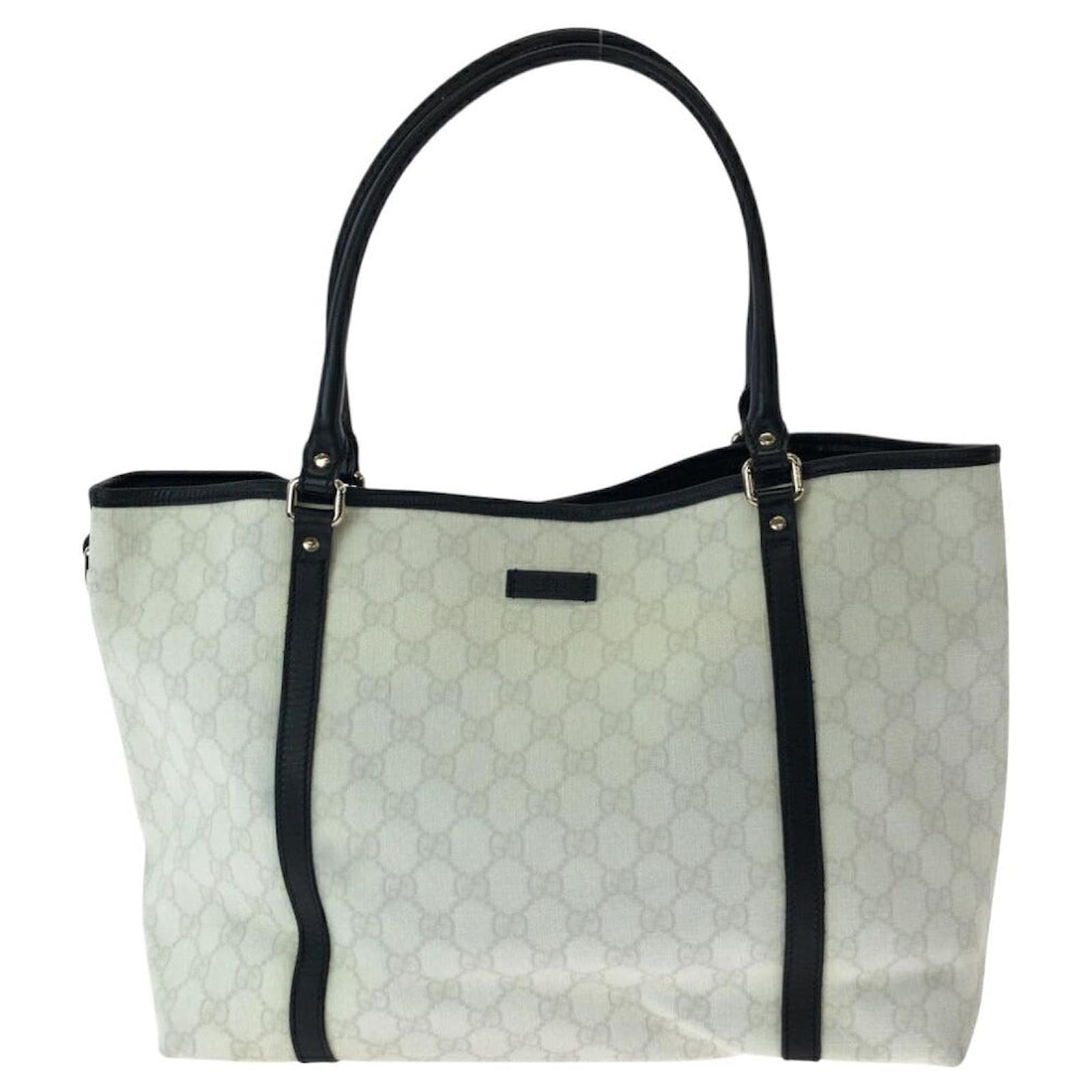 Gucci PVC Leather Tote Bag White Cloth ref.1950834 - Joli Closet