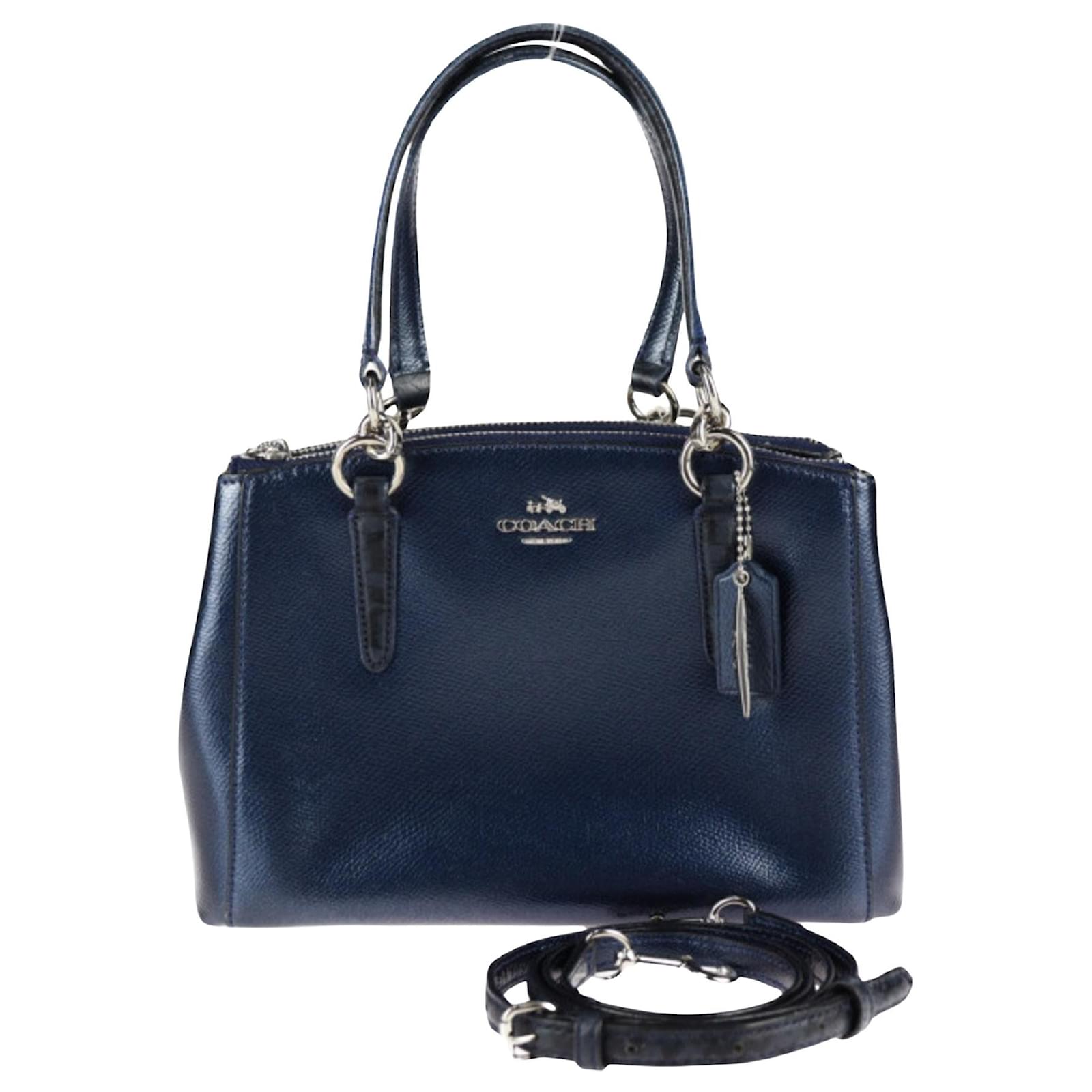 Coach Christie Navy blue Leather ref.1952433 - Joli Closet