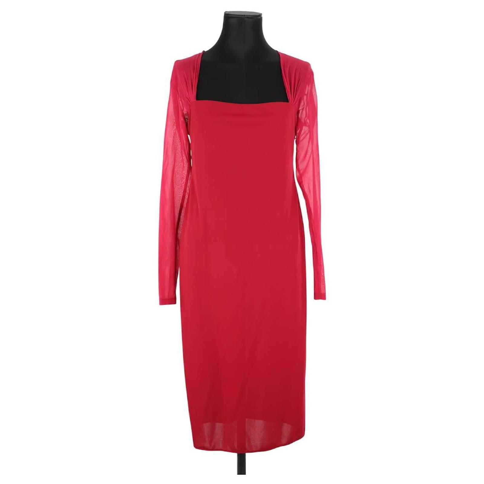Galliano Red dress Polyester ref.1954109 - Joli Closet