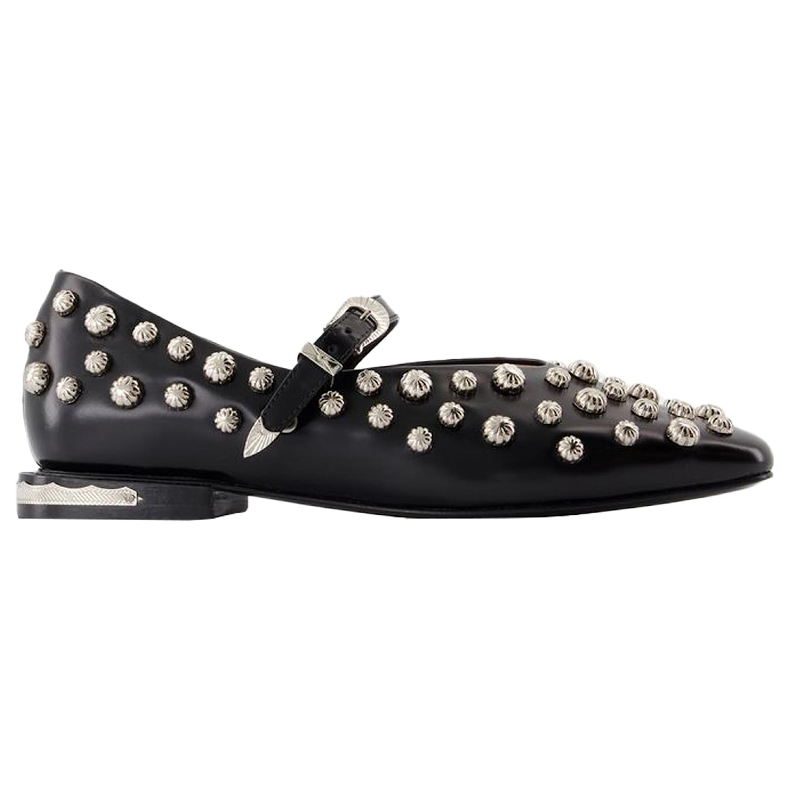 Aj1374 Ballerinas - Toga Pulla - Leather - Black Pony-style calfskin ...