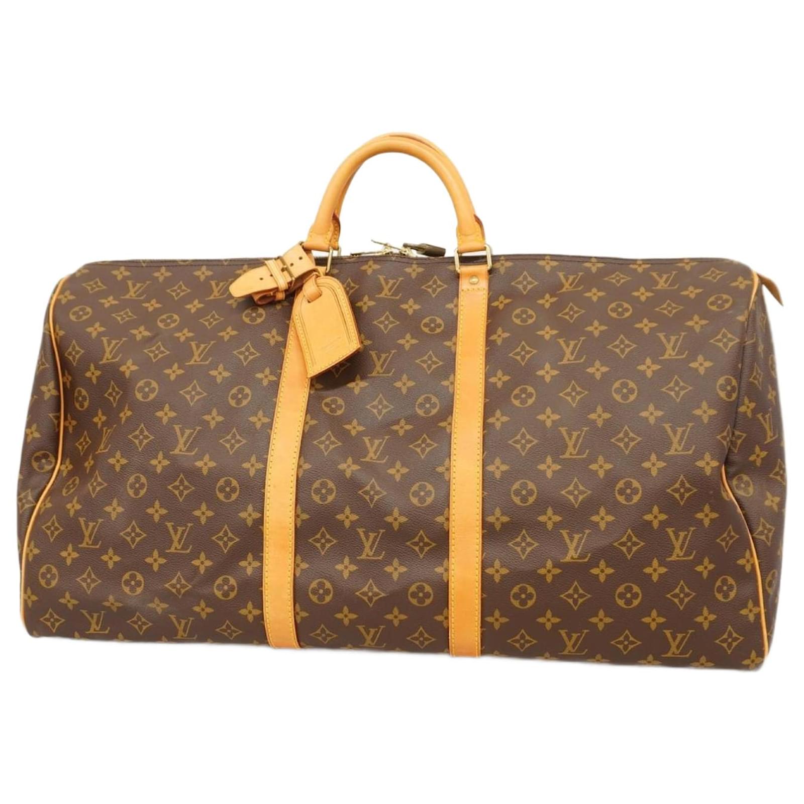 Louis Vuitton Monogram Keepall 60 Boston Bag Brown ref.1960187 - Joli ...