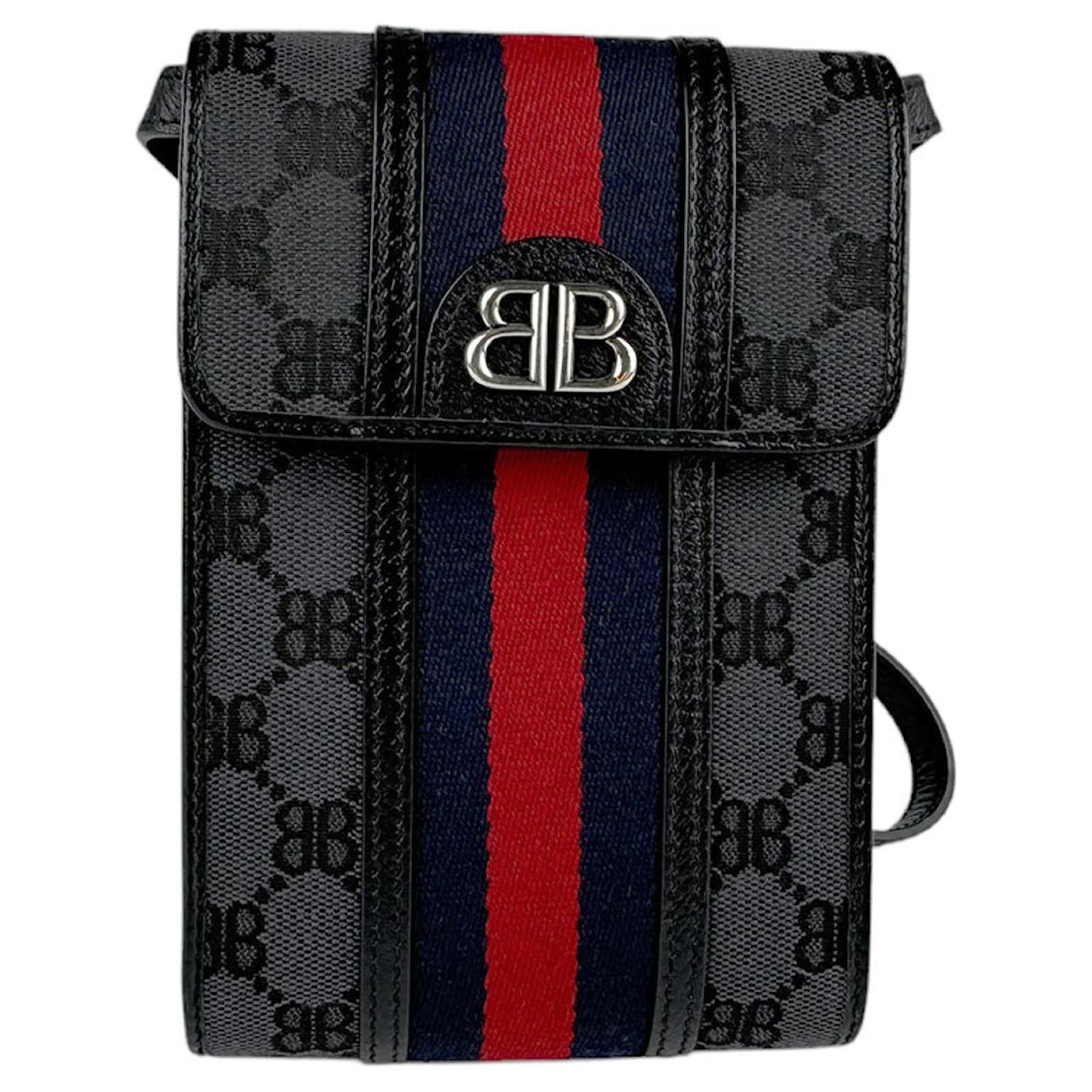 Balenciaga x Gucci The Hacker Project Shoulder Bag Brown Black Leather ...