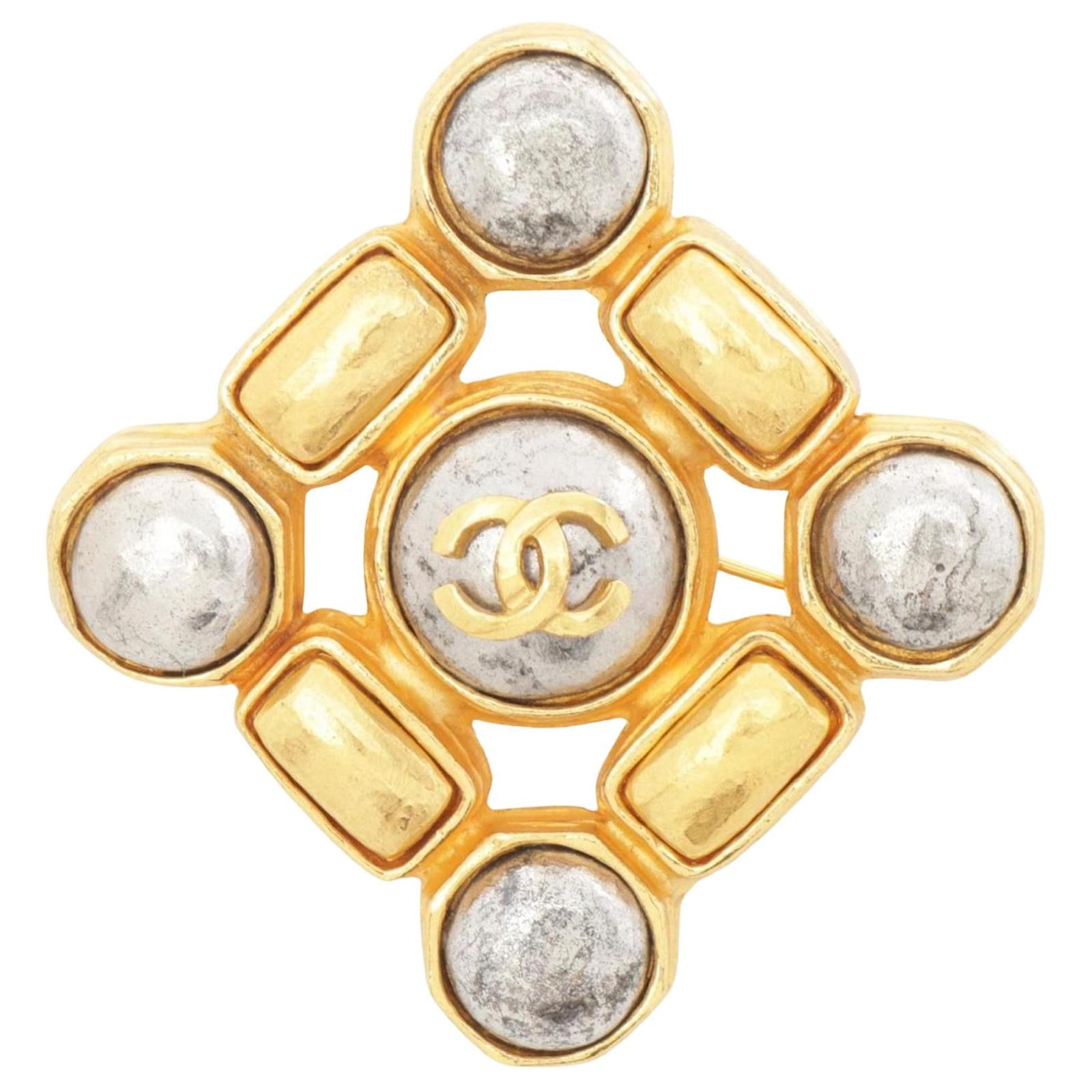 Chanel Logo CC Golden Gold-plated ref.1961291 - Joli Closet