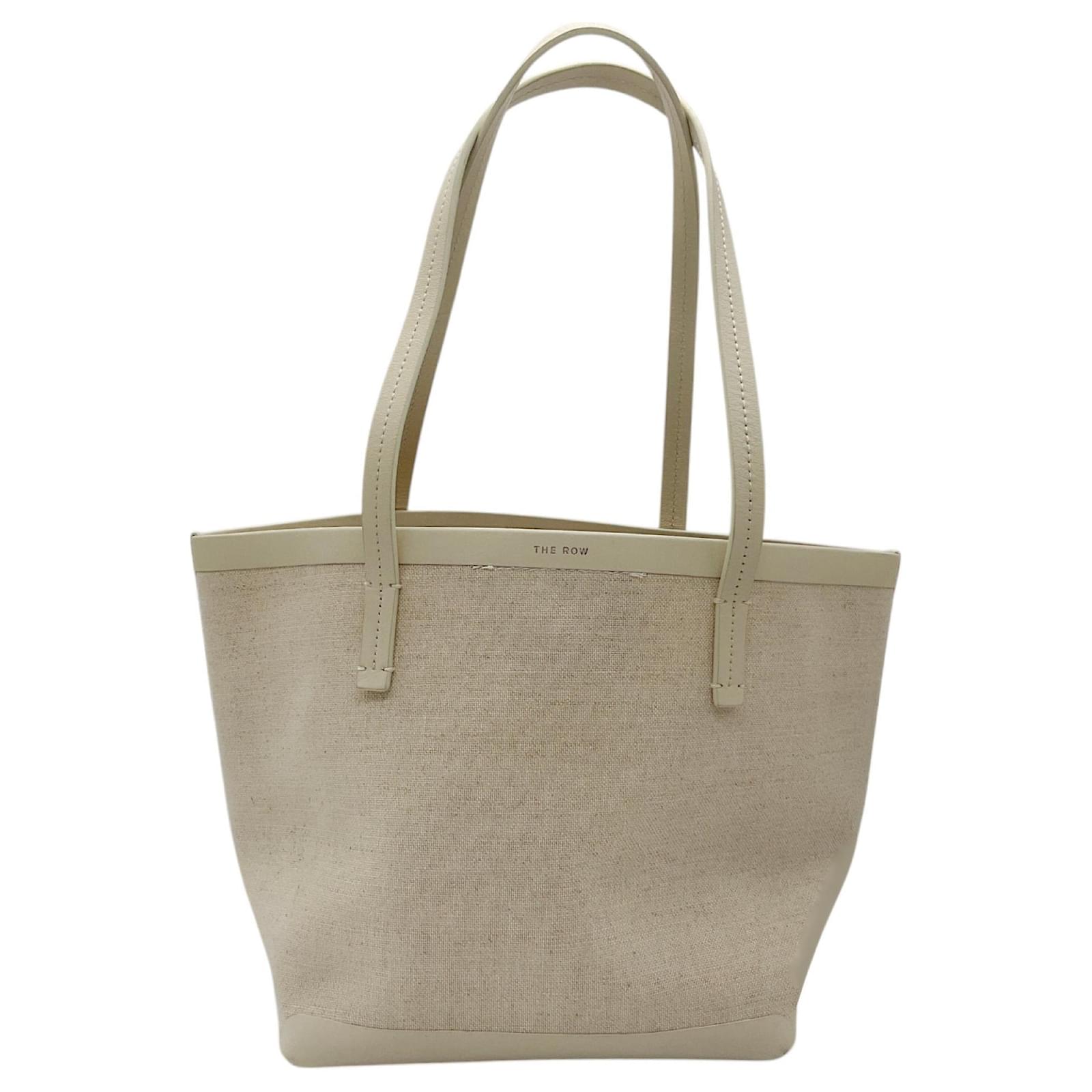 The Row Beige Mini Canvas Tote Bag Cloth ref.1962556 - Joli Closet