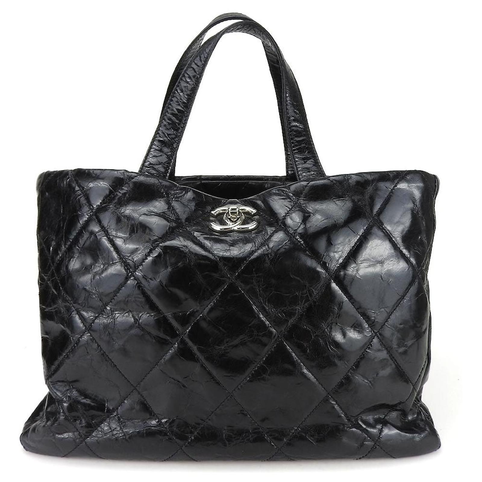 Chanel Portobello Leather Tweed 2way Tote Bag Black ref.1964213 - Joli ...