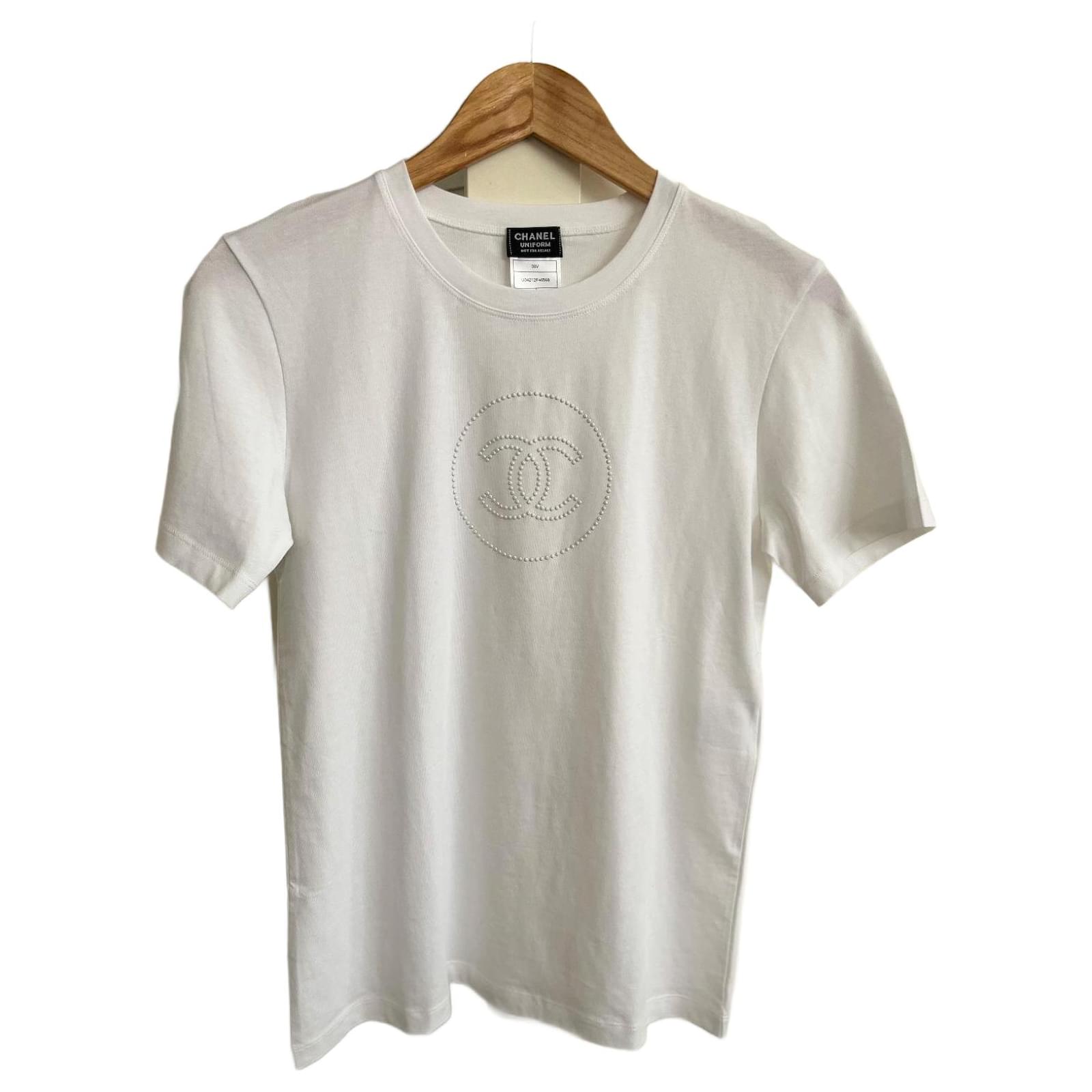 Chanel Tops White Cotton ref.1965025 - Joli Closet