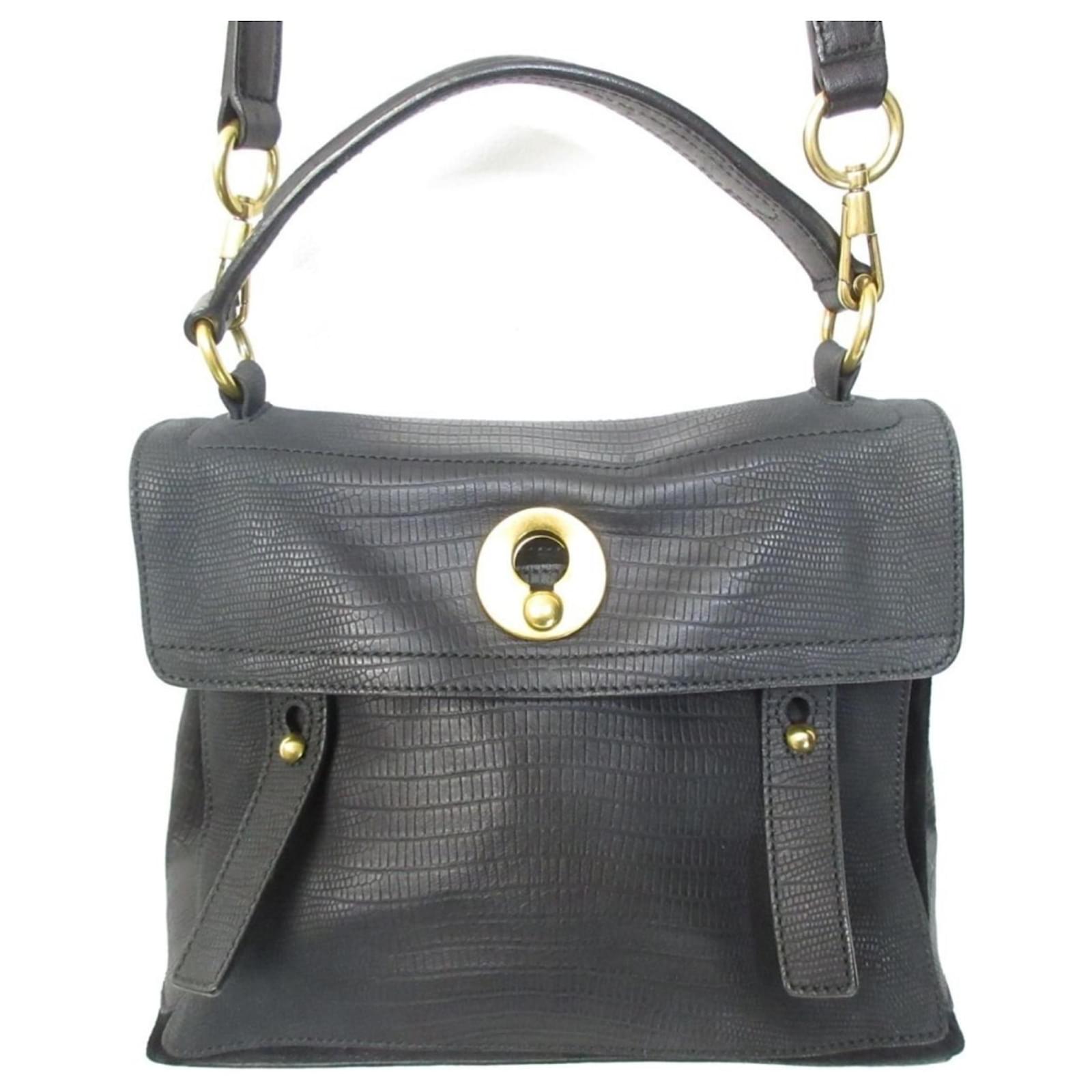 Yves Saint Laurent YSL Muse Two Handbag Black ref.1968819 - Joli Closet
