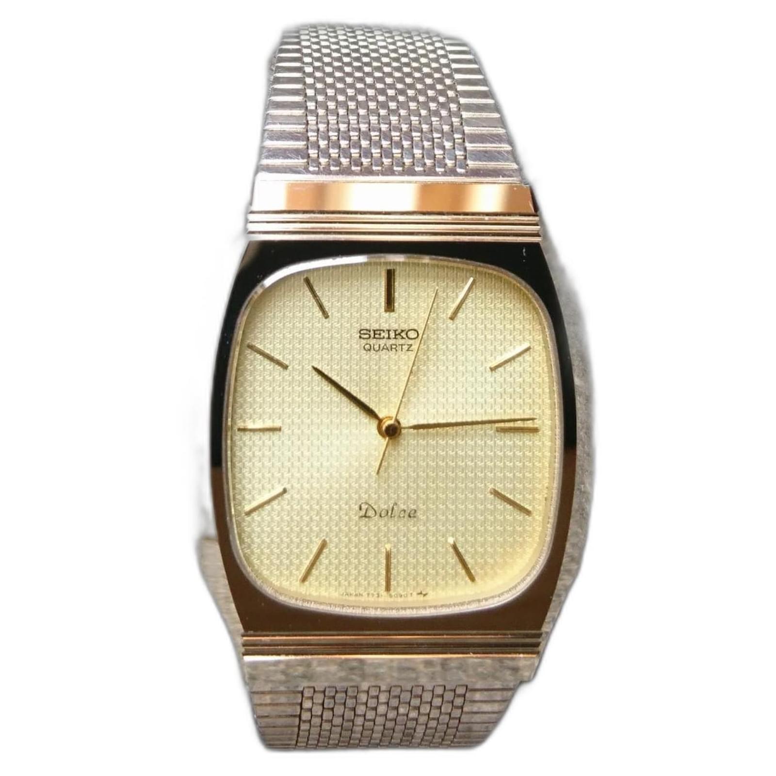 Seiko Dolce quartz watch ref. 7731-5091 Golden Steel ref.1970473 - Joli Closet