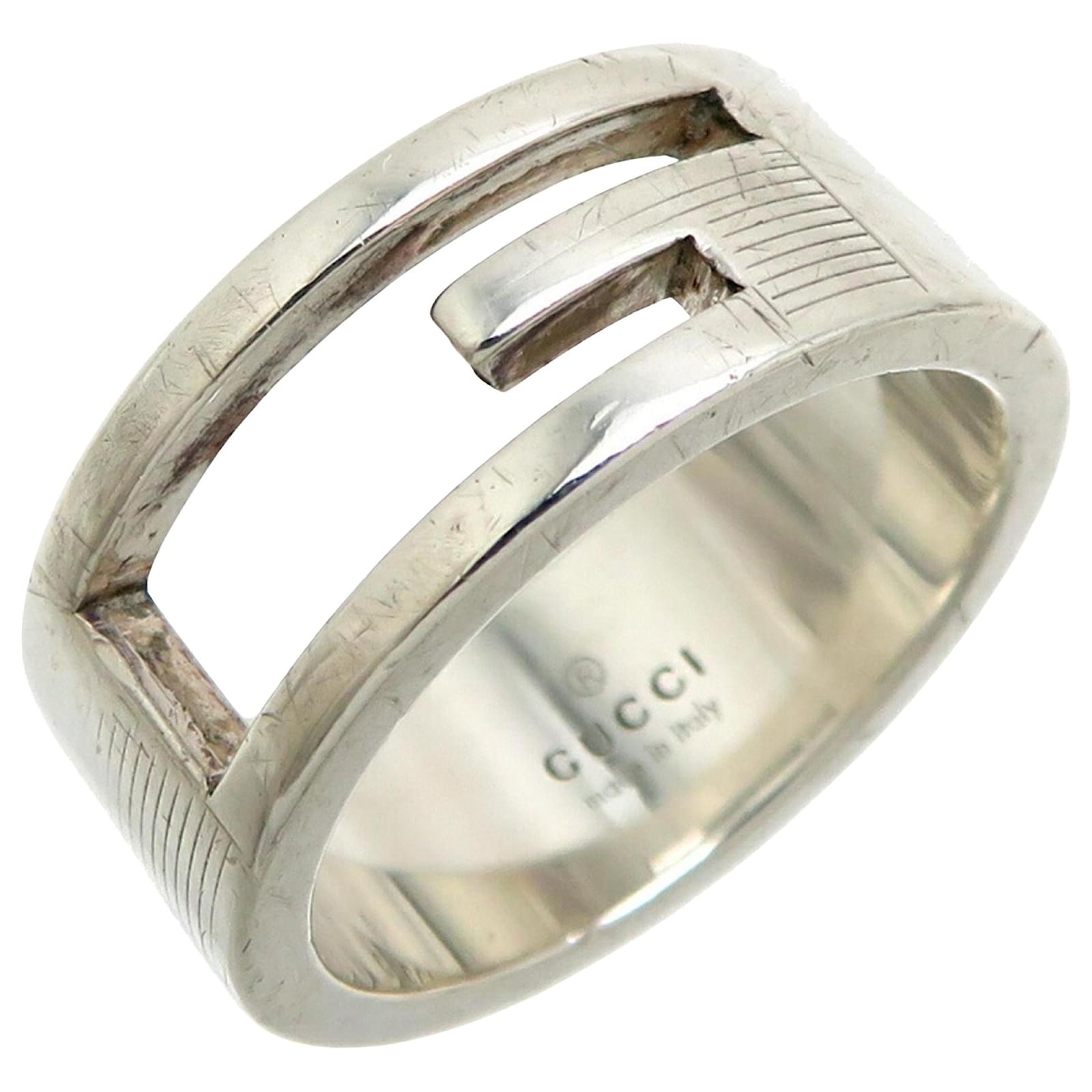 Gucci G Logo Silvery Silver ref.1970948 - Joli Closet