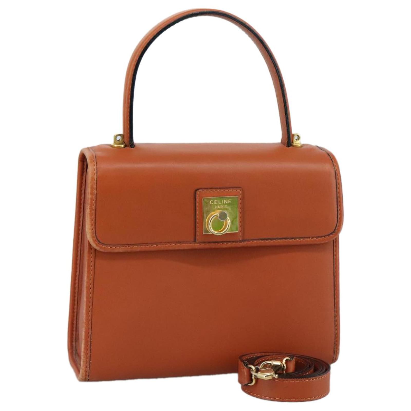 Céline CELINE Hand Bag Leather 2way Brown Auth 108811 ref.1971550 ...