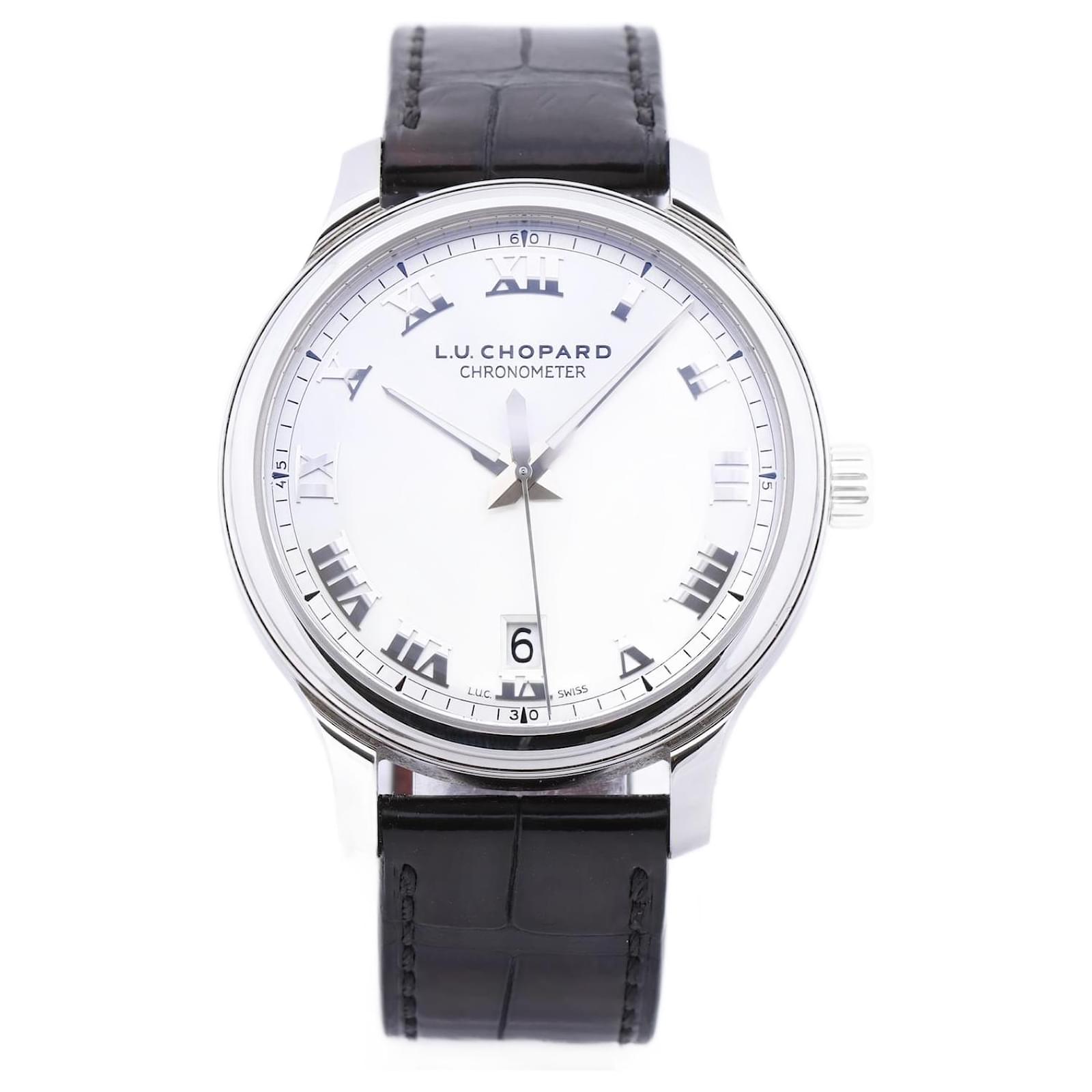 Chopard L.U.C 1937 Classic 168544-3002 42mm White Dial and Steel x ...