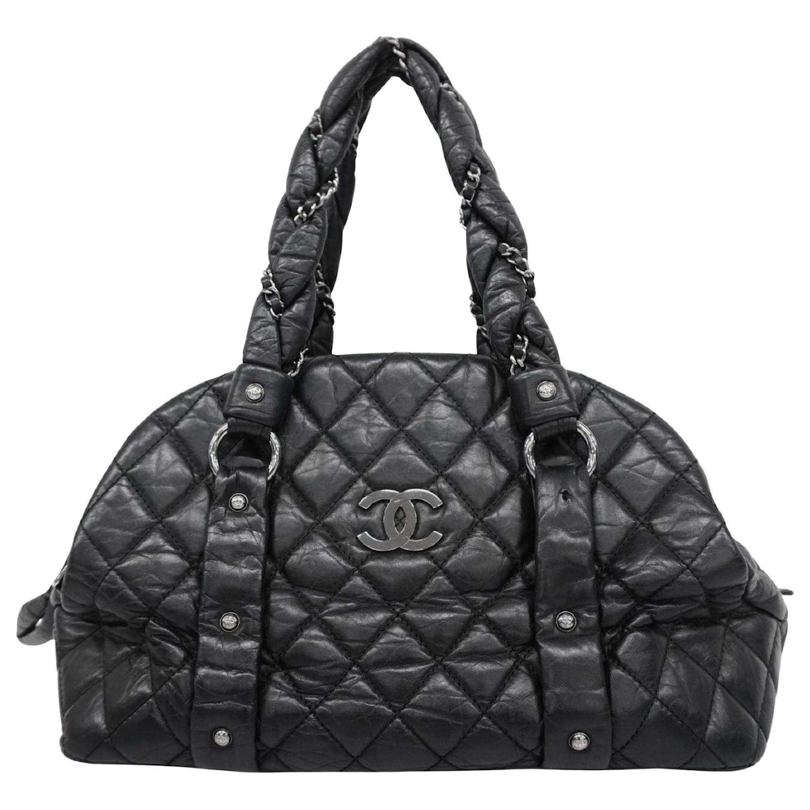 Chanel Bubble Quilt Black Leather ref.1973102 - Joli Closet