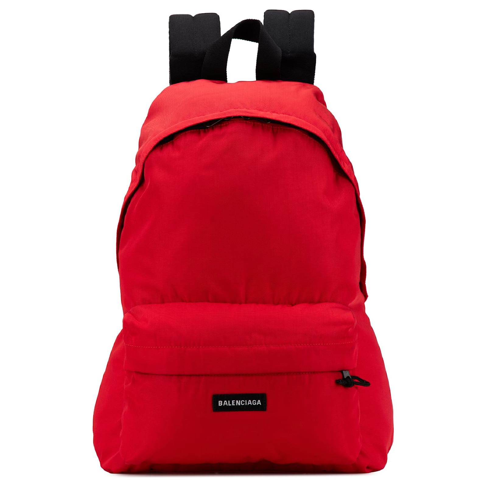 Balenciaga Red Nylon Explorer Backpack Cloth ref.1975557 - Joli Closet