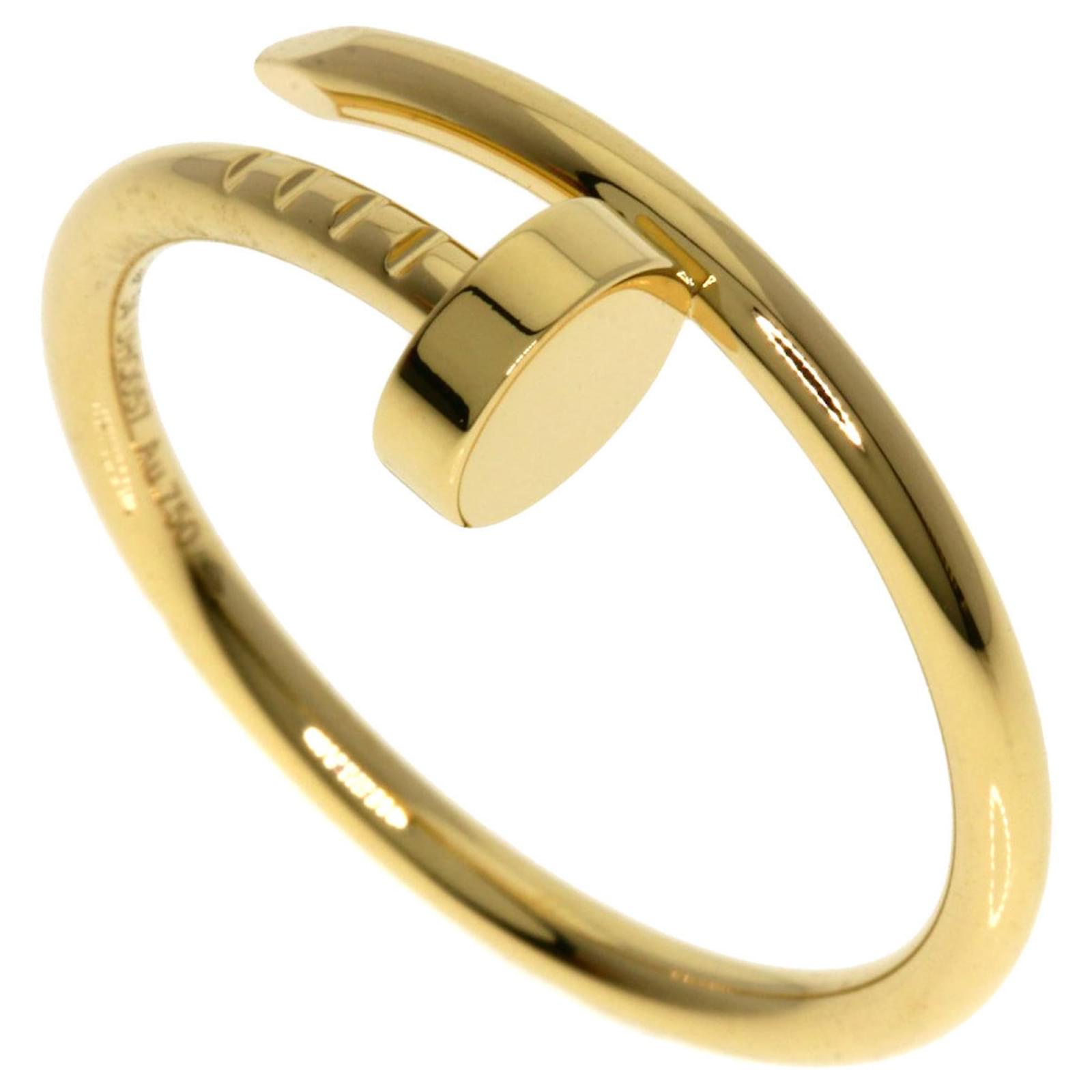 Bague Cartier Juste un Clou Modèle Petit #54 Or jaune Doré ref.1977298 ...