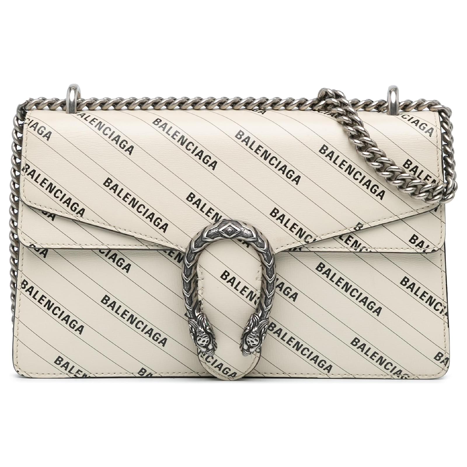 Gucci White The Hacker Project Small Leather Dionysus Shoulder Bag ...