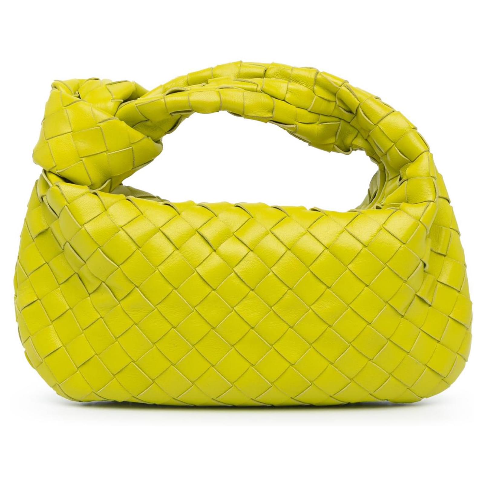 Bottega Veneta Yellow Mini Nappa Intrecciato Jodie Leather ref.1978972 ...