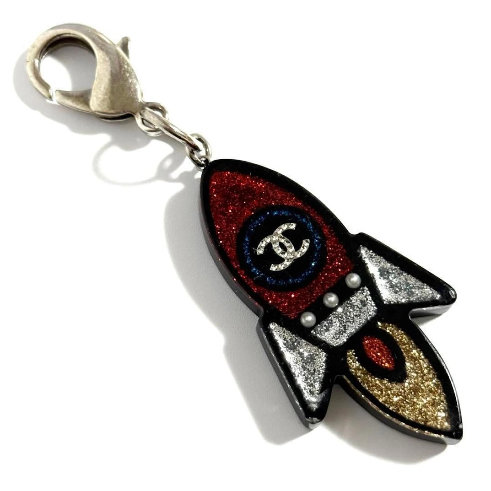 Chanel Women's Rocket Bag Charm Keychain Metal Plastic ref.1979940 ...