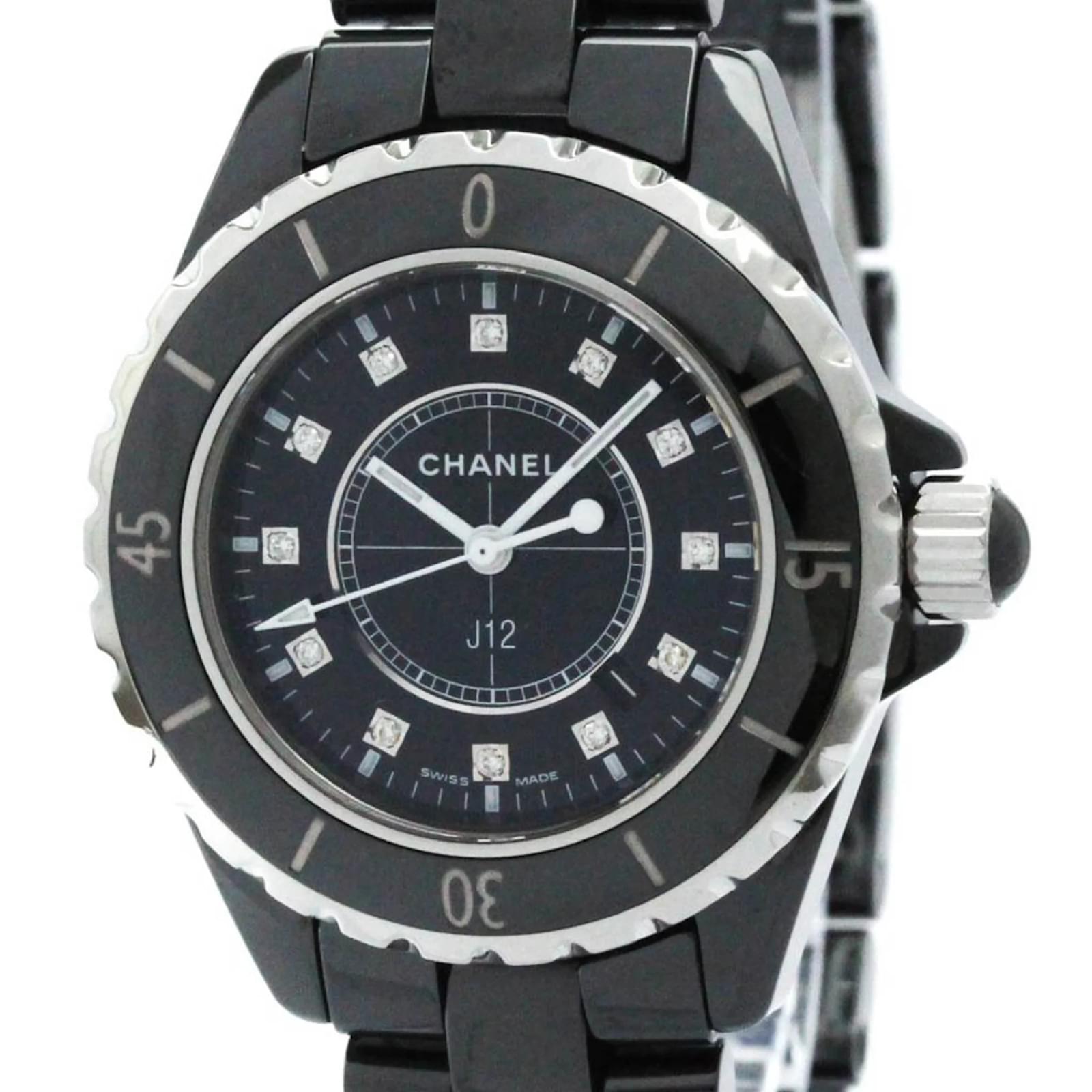 Chanel J12 Diamond Ceramic Quartz Ladies Watch H1625 ref.1982336 - Joli ...