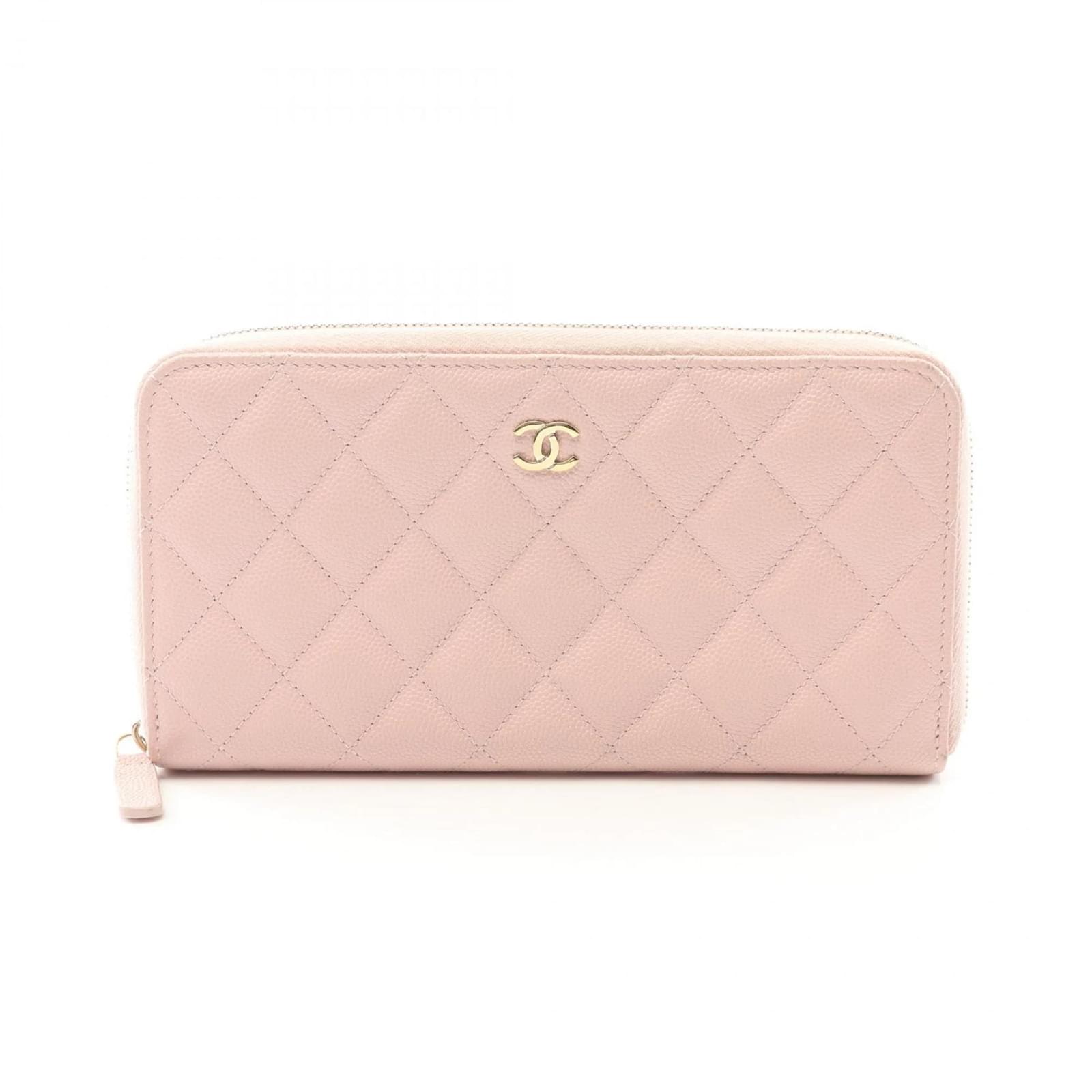 Chanel Classic Long Zip Wallet in Pink Caviar Leather ref.1982947 ...