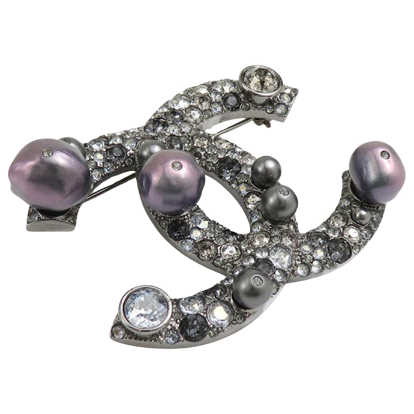 Chanel Coco Mark Silvery Metal ref.1984462 - Joli Closet