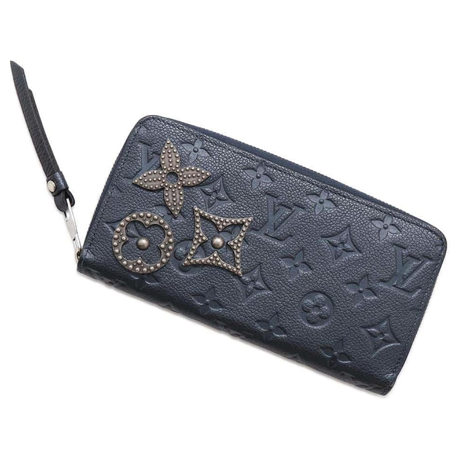 Louis Vuitton Long Wallet in Dark Blue Cloth ref.1987755 - Joli Closet