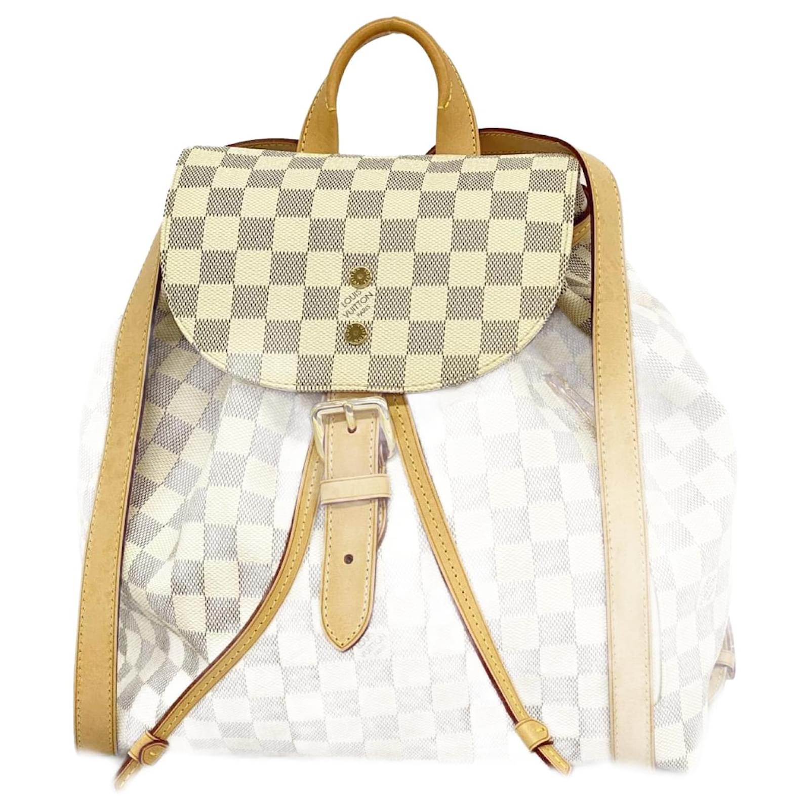 Louis Vuitton Damier Azur Backpack Pink White ref.1992837 - Joli Closet