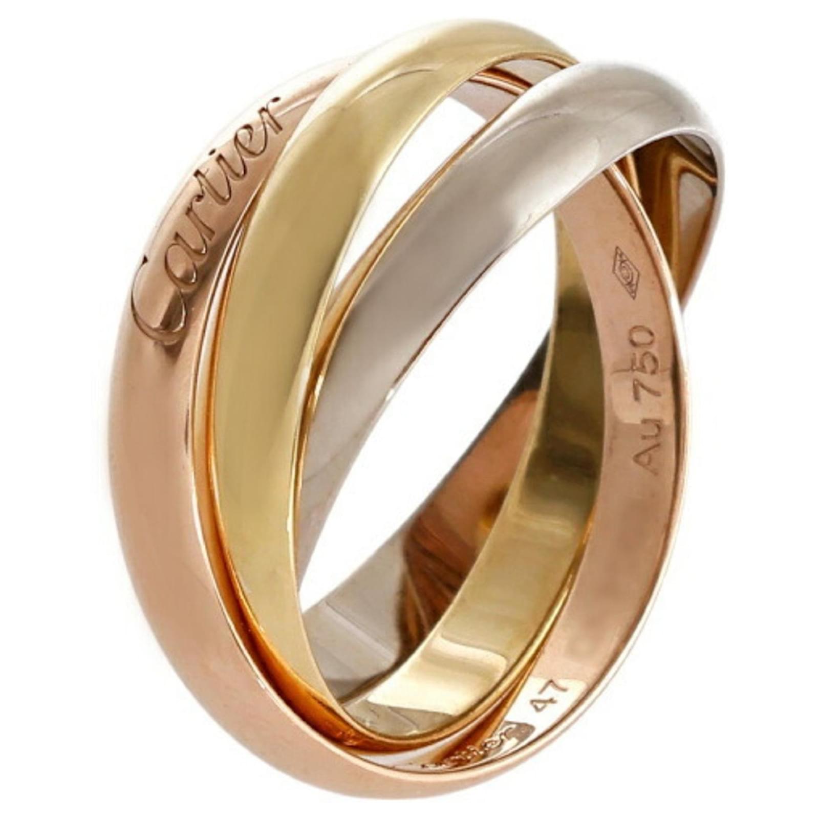 Cartier Trinity Golden White gold ref.1994084 - Joli Closet